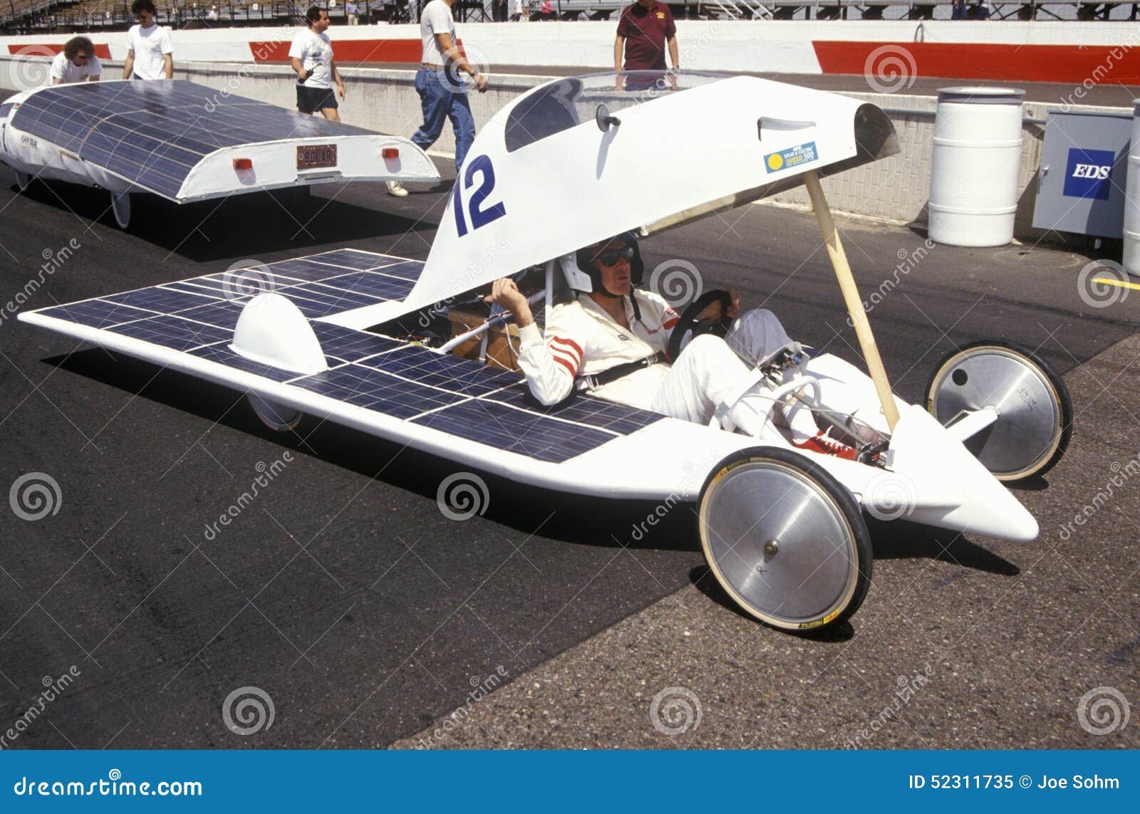 Solar Powered Car at the Solar and Electric 500, AZ Editorial Image ...