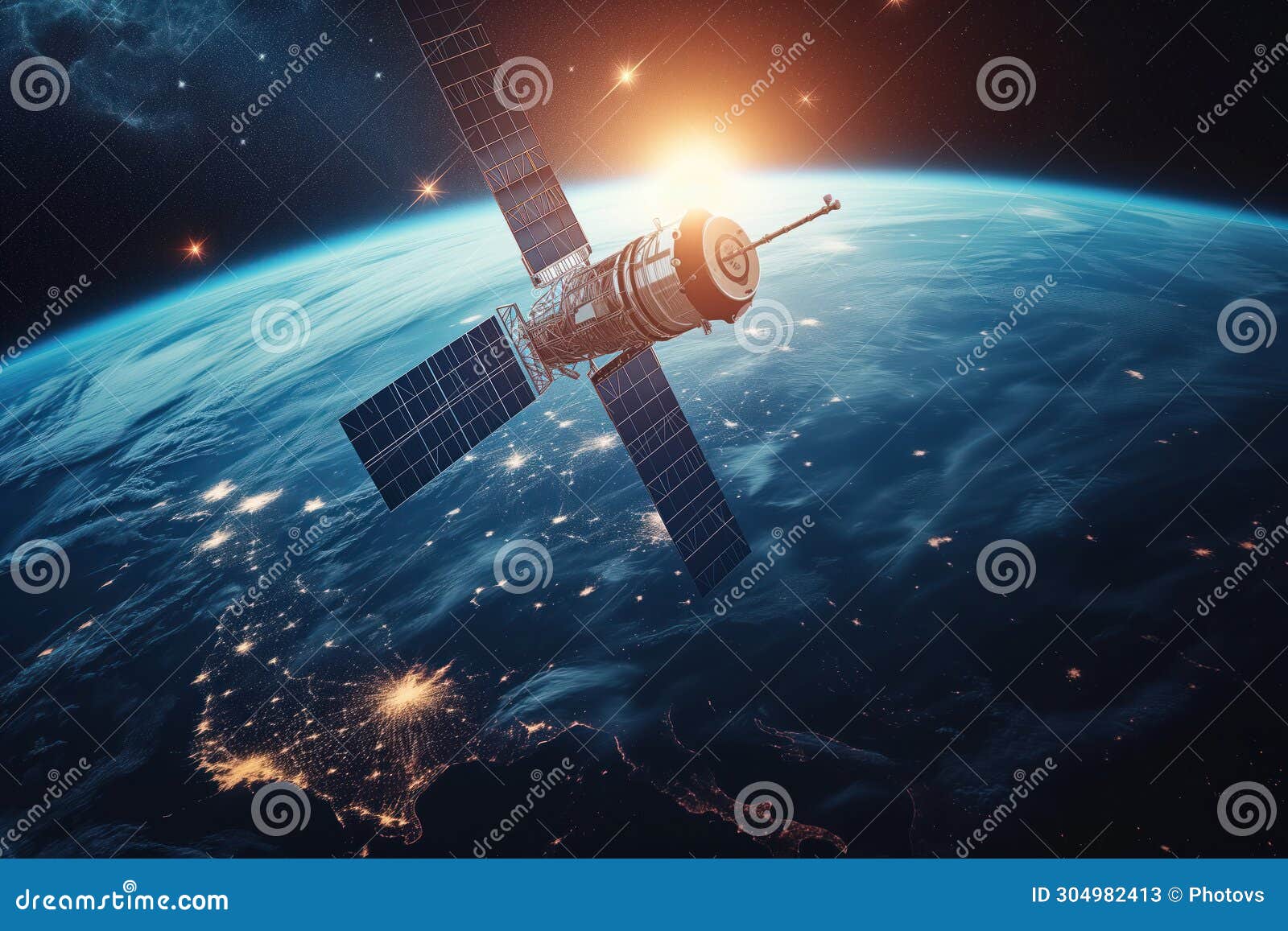 Solar Powered Satellite for Global Internet Telecommunications in Space ...
