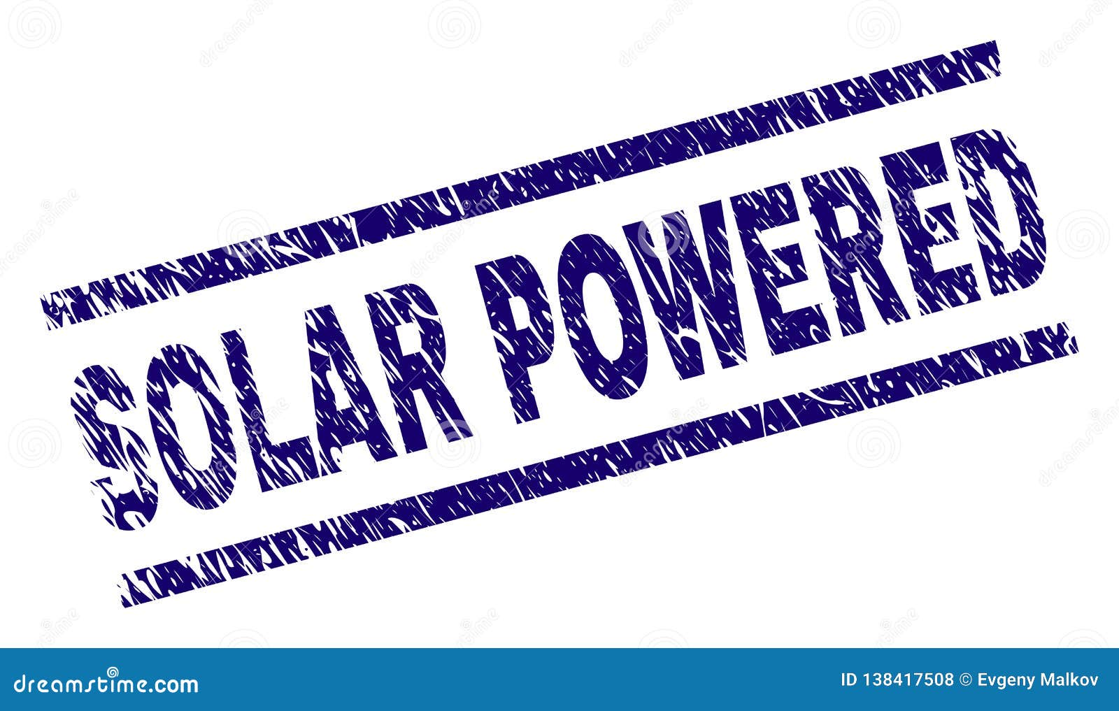 Grunge Textured SOLAR POWERED Stamp Seal Stock Vector - Illustration of ...