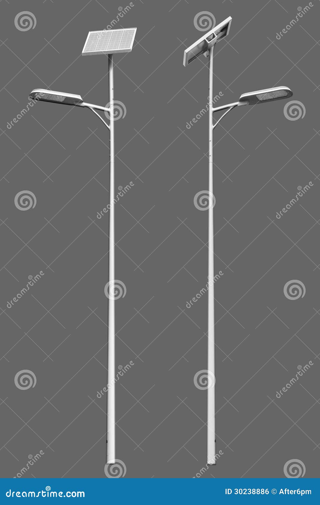 Solar powered street light stock photo. Image of electricity - 30238886