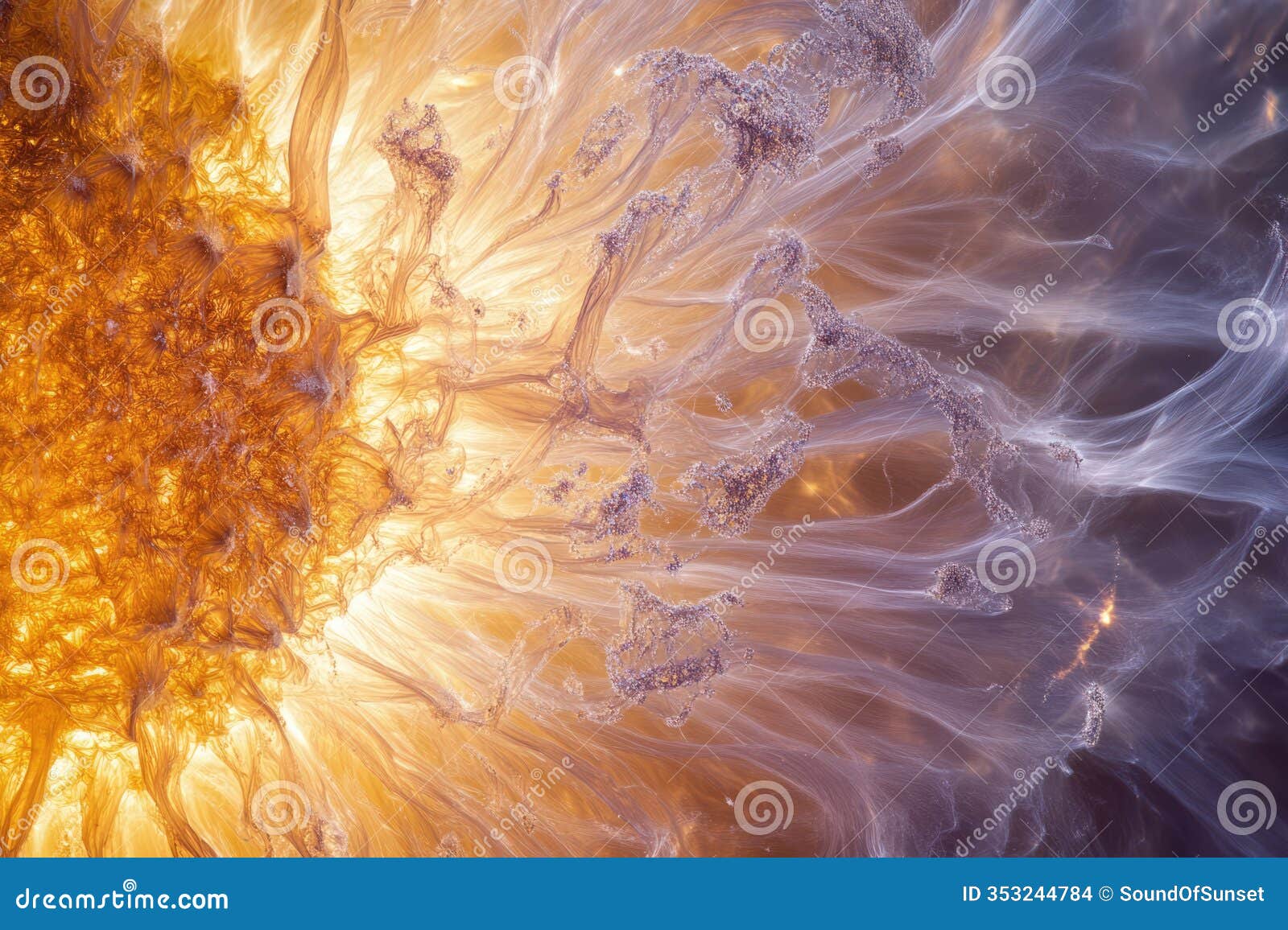 Solar Prominence, Solar Flare And Magnetic Storms Close-up. Plasma ...