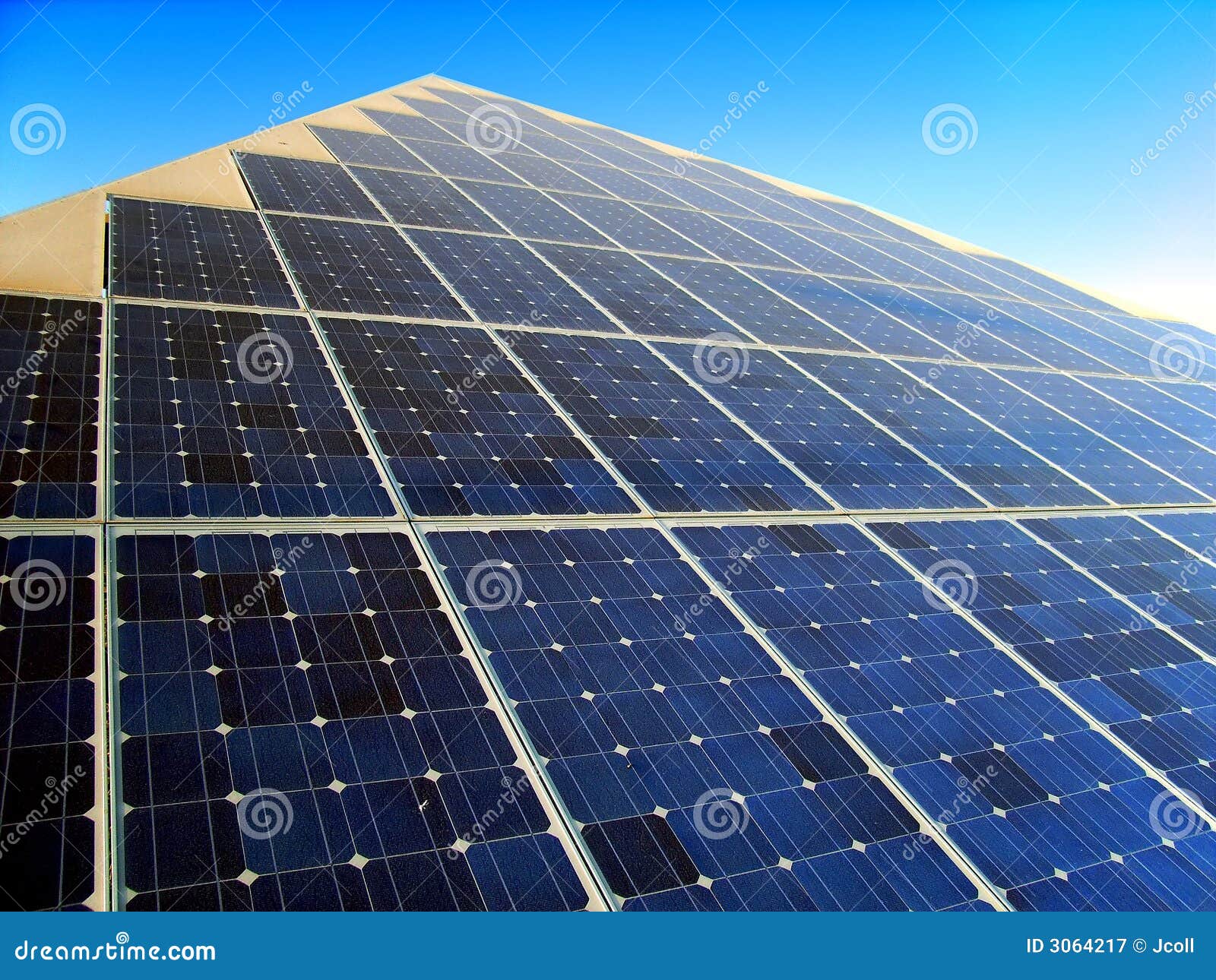 Solar Pyramid stock image. Image of environment, panel - 3064217