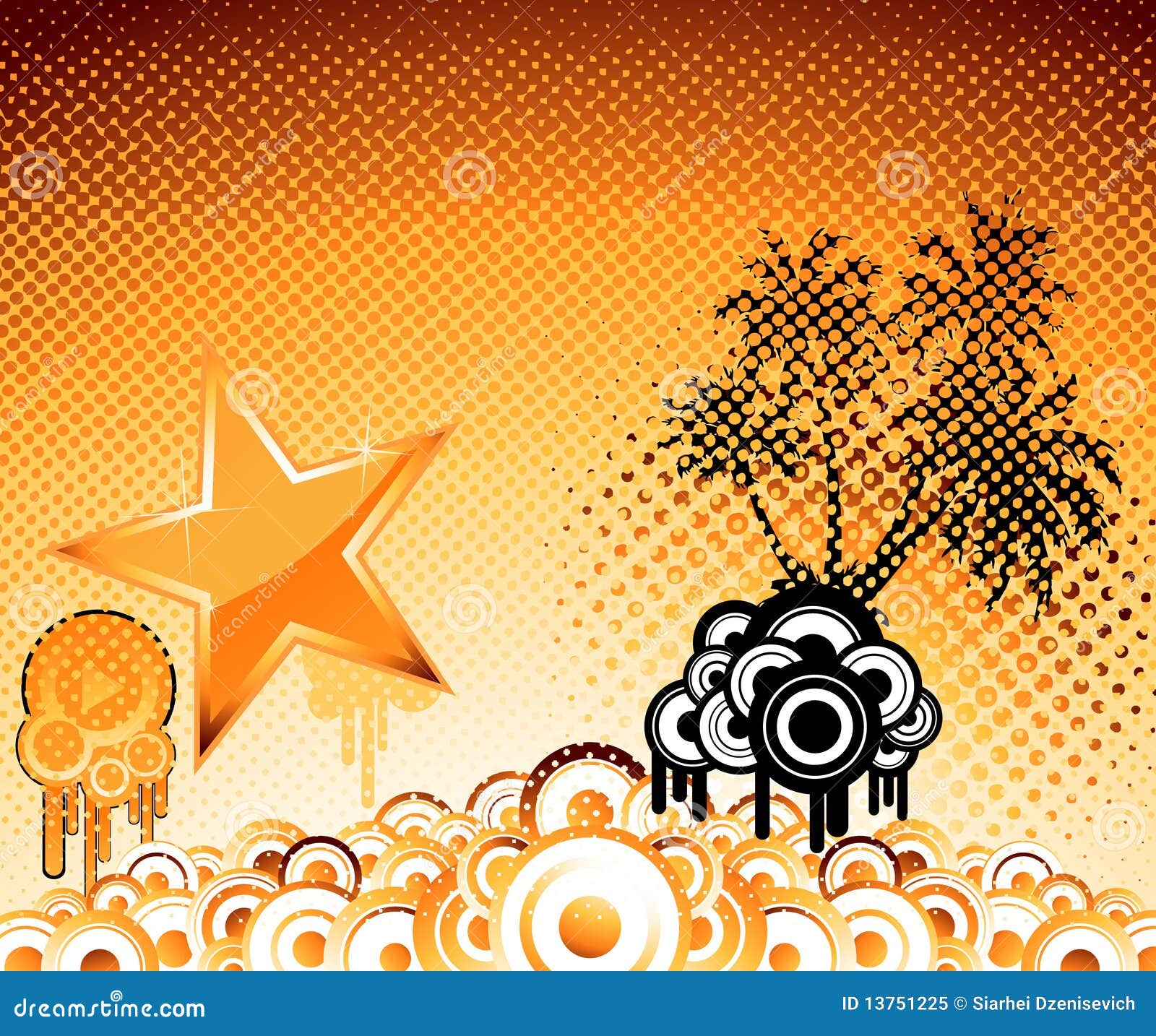 Solar rays stock vector. Illustration of abstract, beach - 13751225