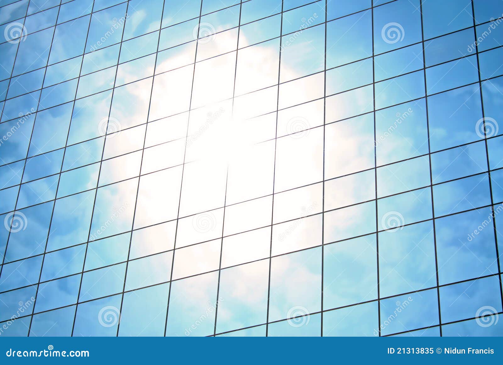 Solar Reflection stock image. Image of light, blue, exterior - 21313835