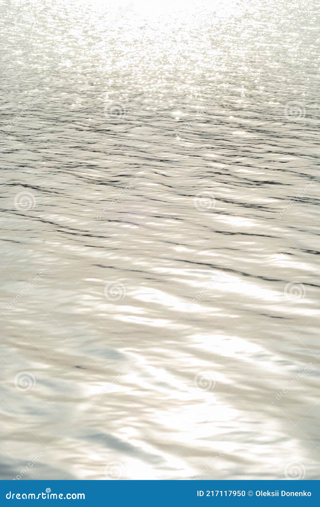 Solar Reflex On The Water During The Day. River Water Texture Stock ...