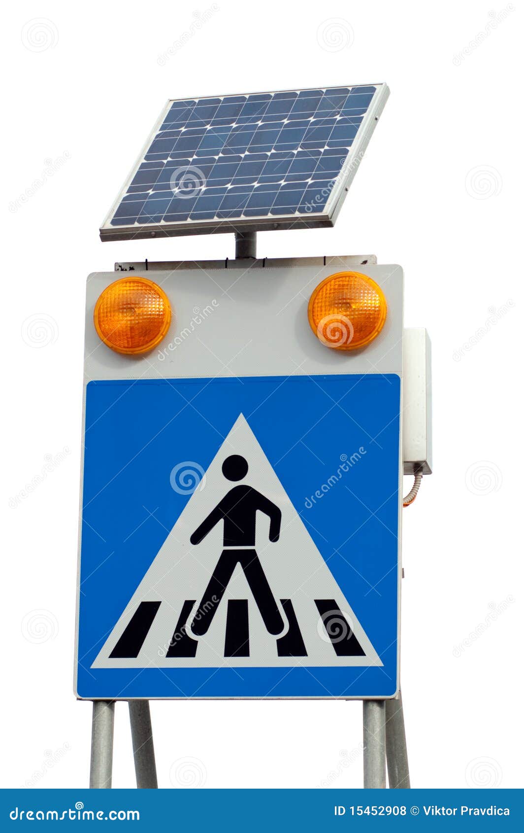 Solar road sign stock photo. Image of road, ecology, infrastructure ...