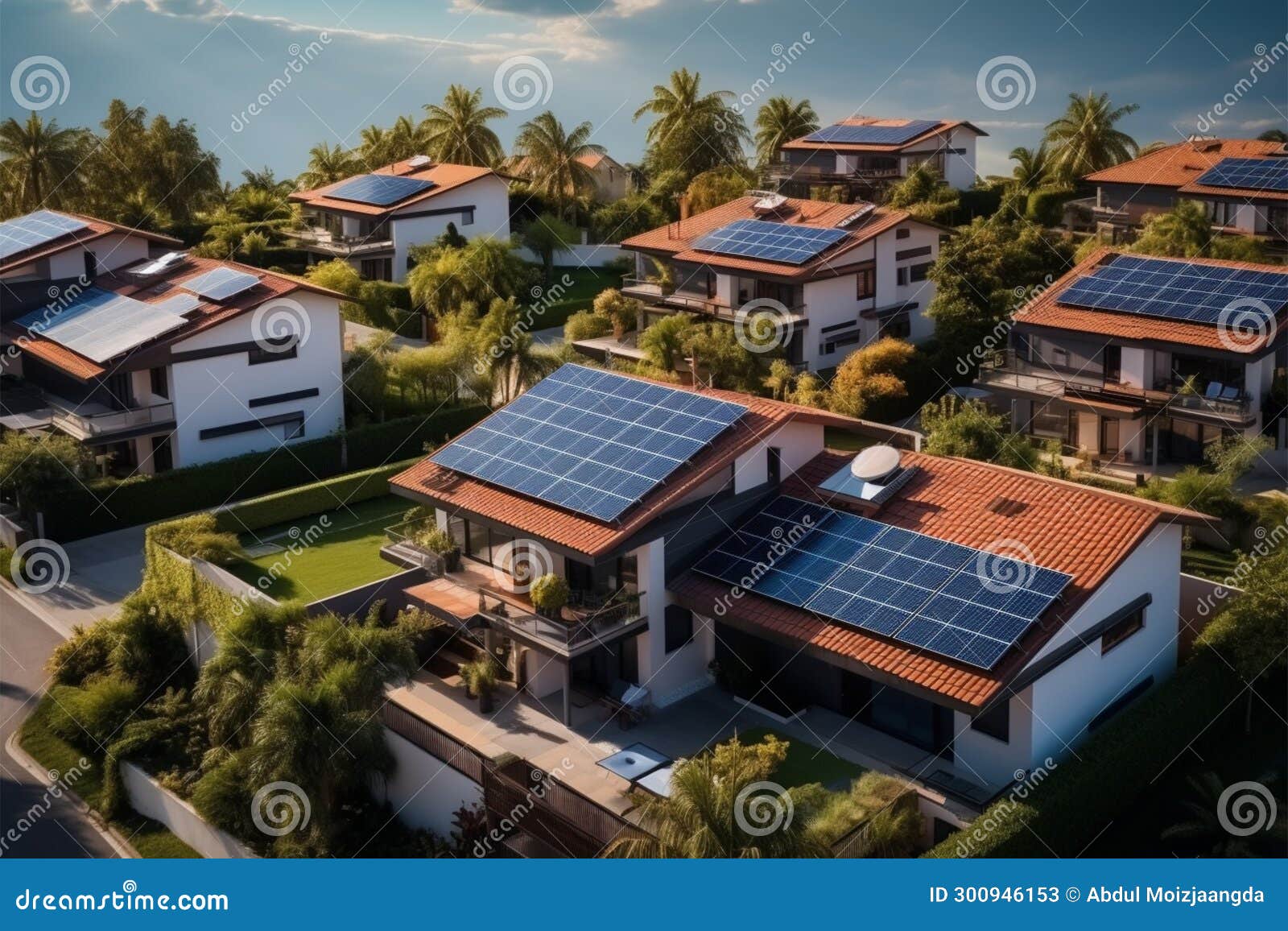 Solar Rooftops Aerial View of Houses Adorned with Solar Panels Stock ... Solar Rooftops Aerial View of Houses Adorned with Solar Panels Stock ...