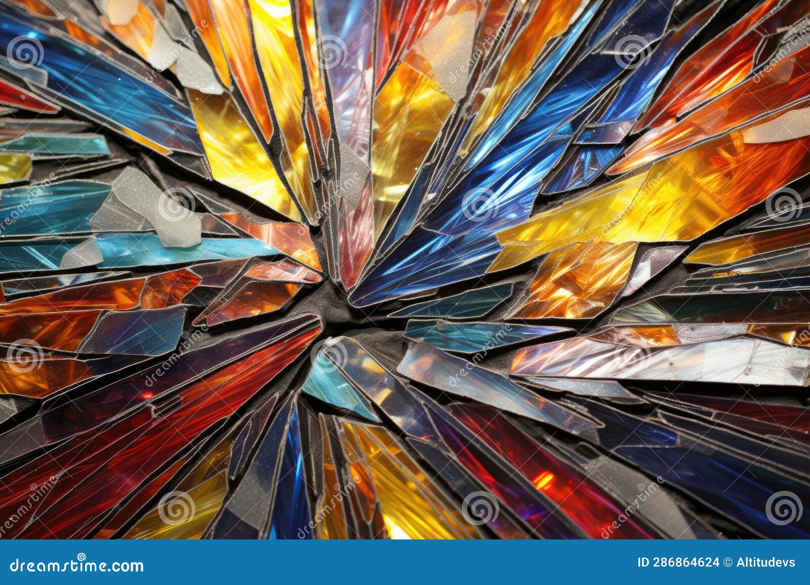 Solar Sail Materials Under Microscope Close-up Stock Illustration ...