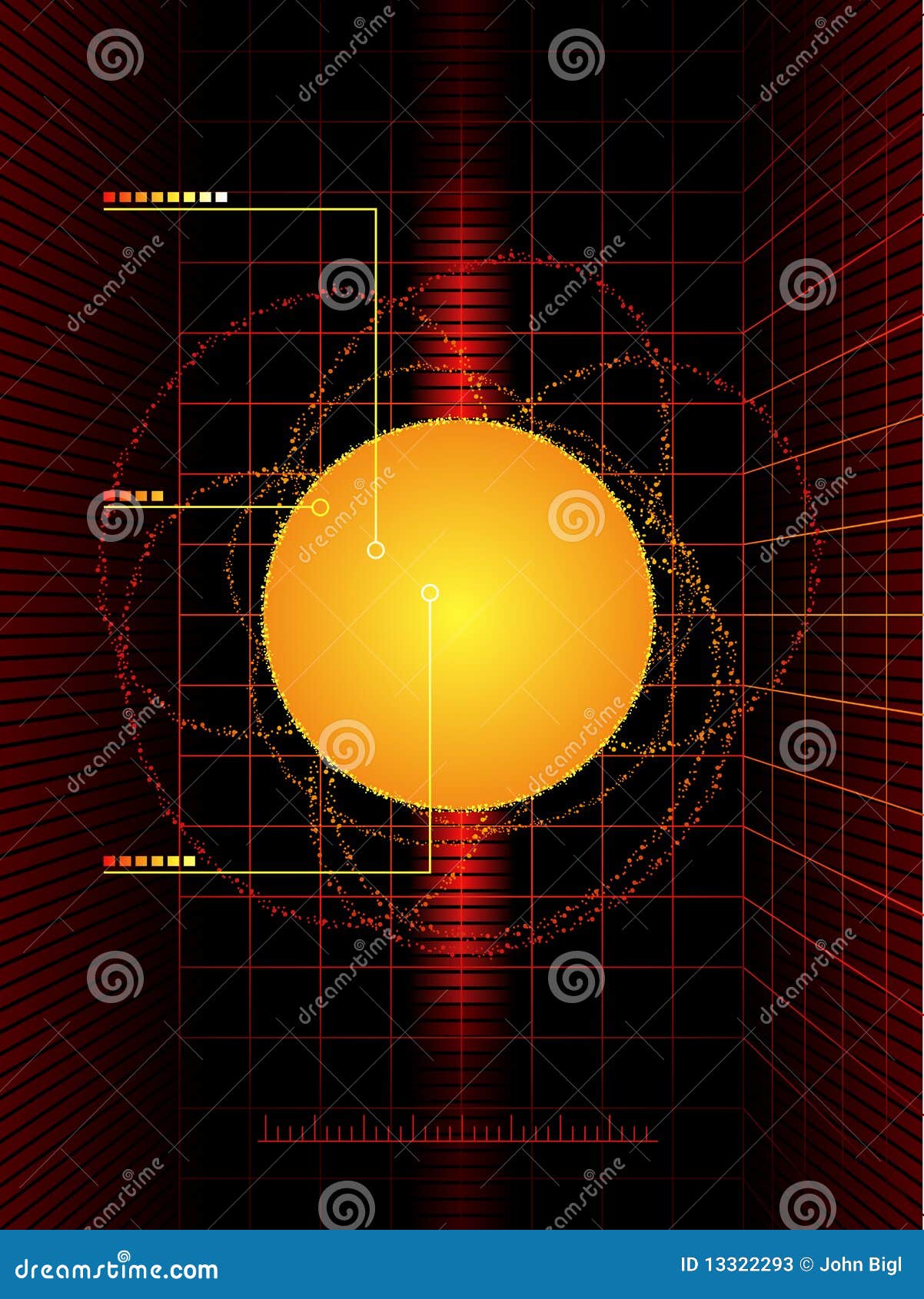 Solar science abstract stock vector. Illustration of global - 13322293