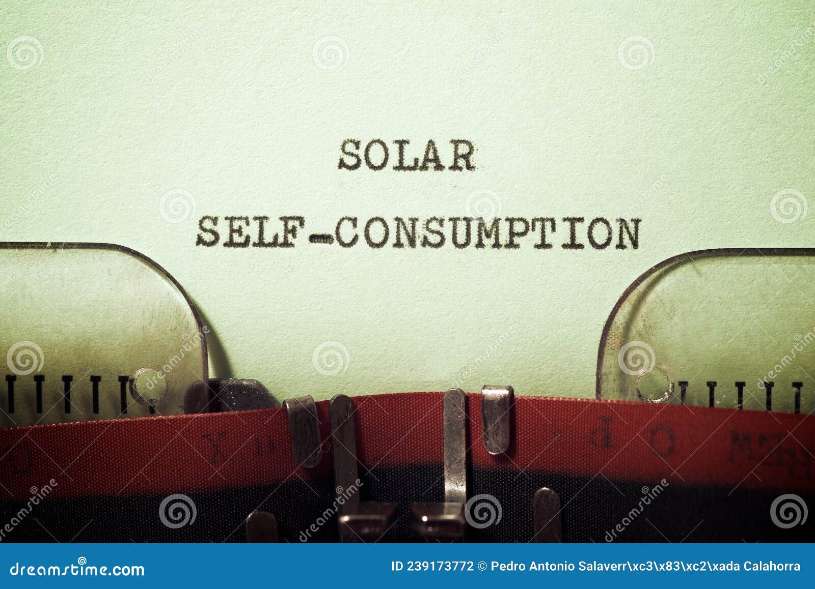 Solar Self Consumption Concept Stock Photo - Image of ecology ...