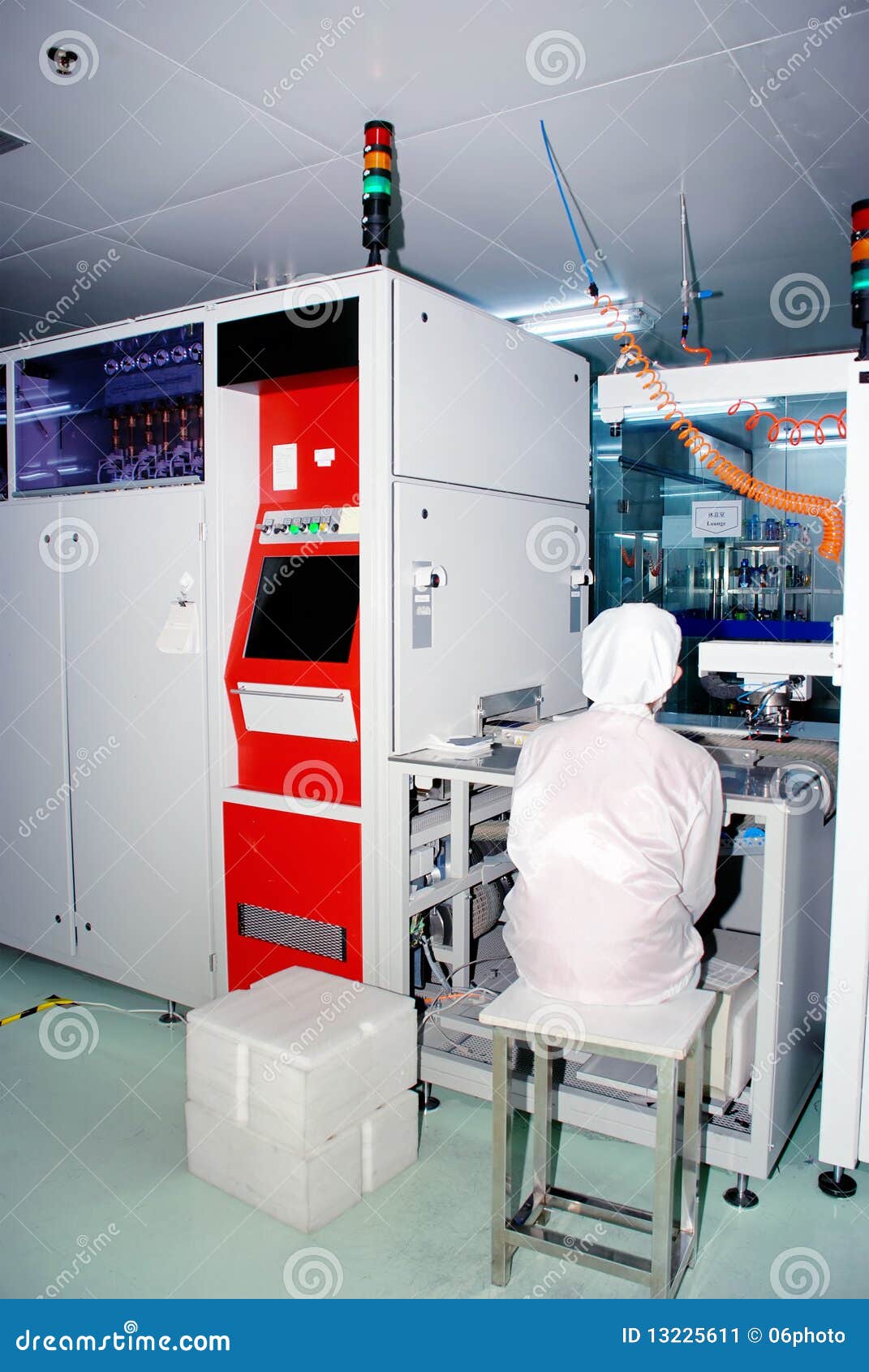 Solar silicon factory stock image. Image of component - 13225611