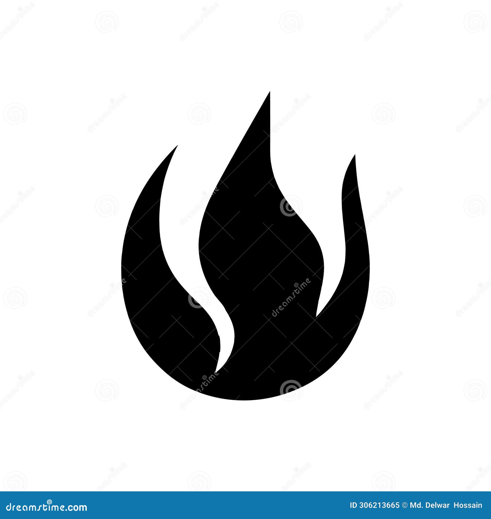 Solar sizzle flame icon stock vector. Illustration of heat - 306213665