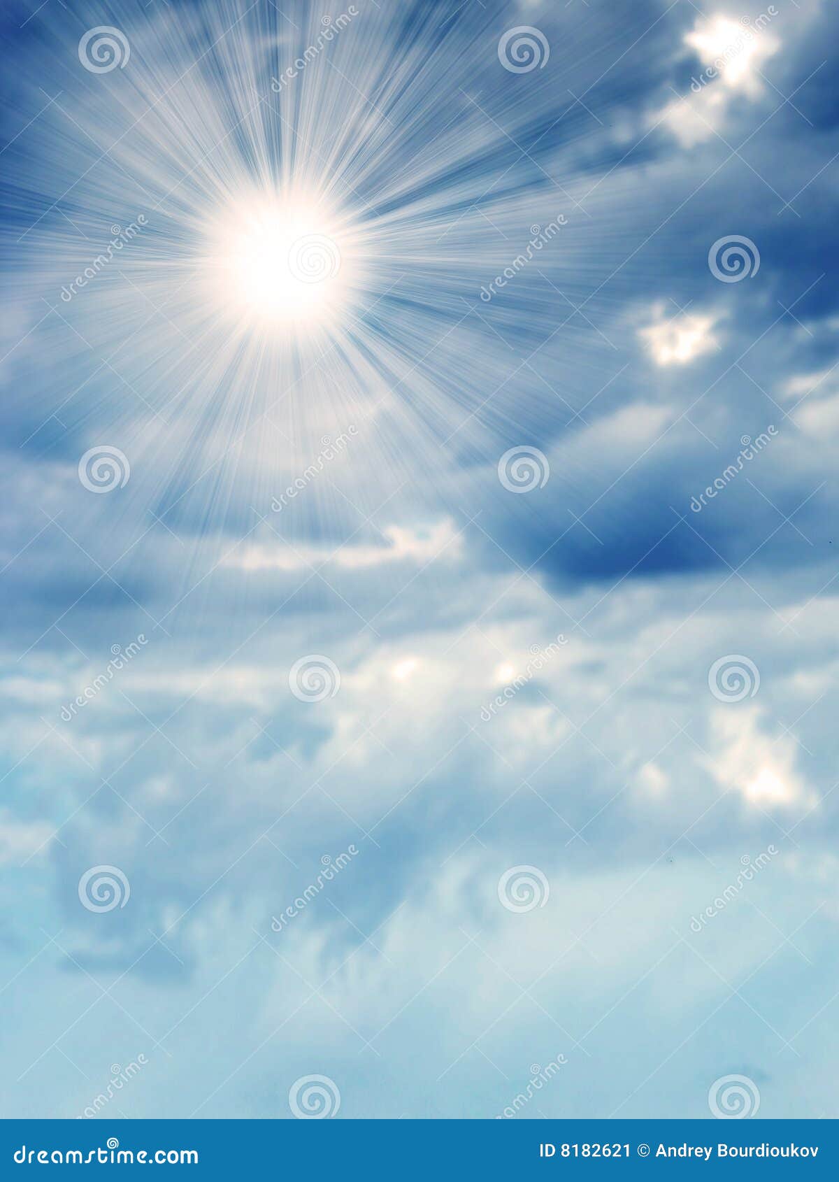 Solar sky stock image. Image of nature, beauty, meadow - 8182621