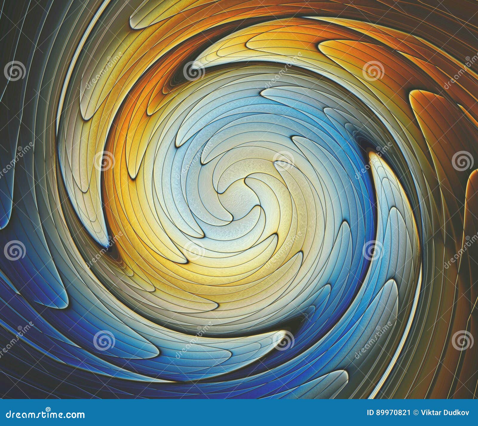 The Solar Spectrum Is Reflected In The Glass Tile Royalty-Free Stock ...