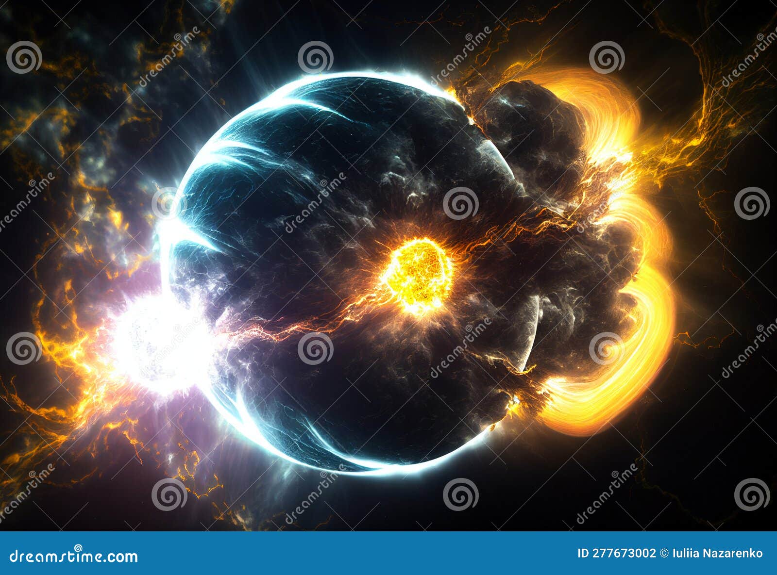 Solar Storms in Space. AI Generated Stock Photo - Image of telescopes ...