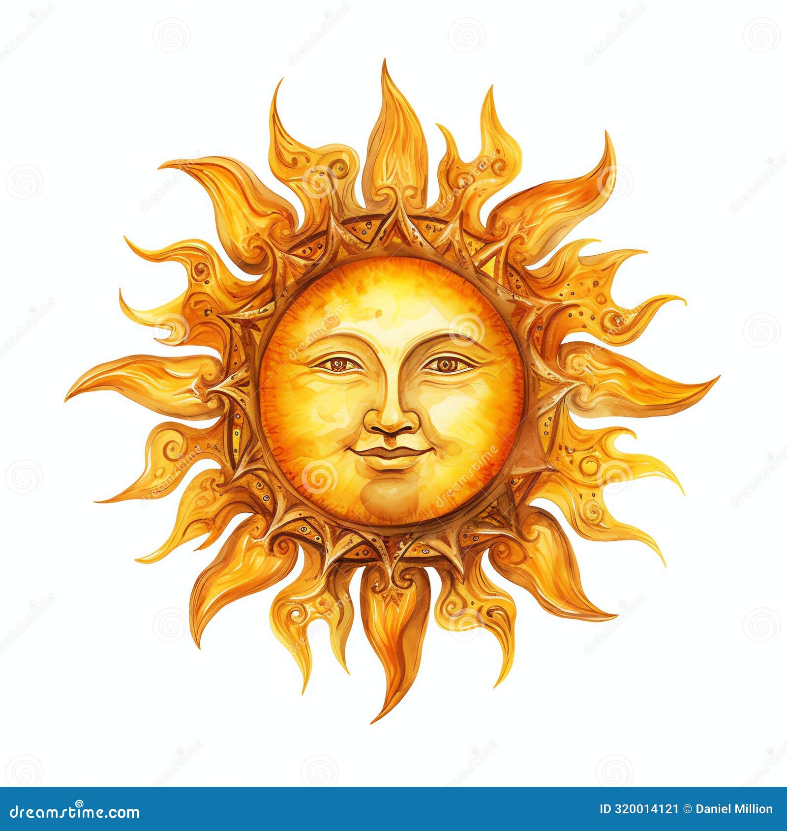 Solar Symbol Representing The Sun God Shamash Illustration Photo ...