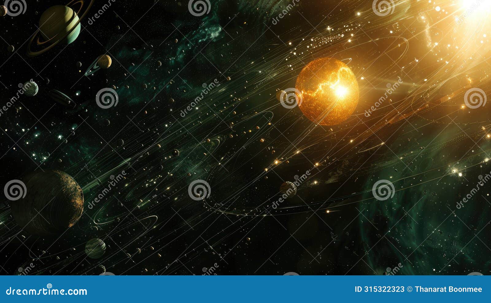Planetary Companions In Harmony, Made With Generative AI Stock ... Planetary Companions In Harmony, Made With Generative AI Stock ...
