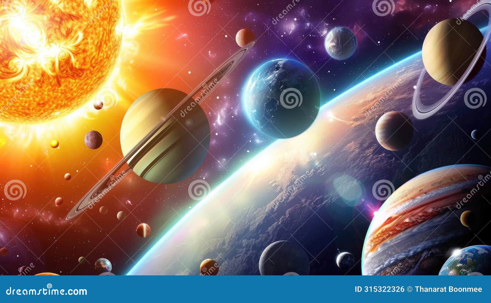 Planetary Companions In Harmony, Made With Generative AI Stock ... Planetary Companions In Harmony, Made With Generative AI Stock ...