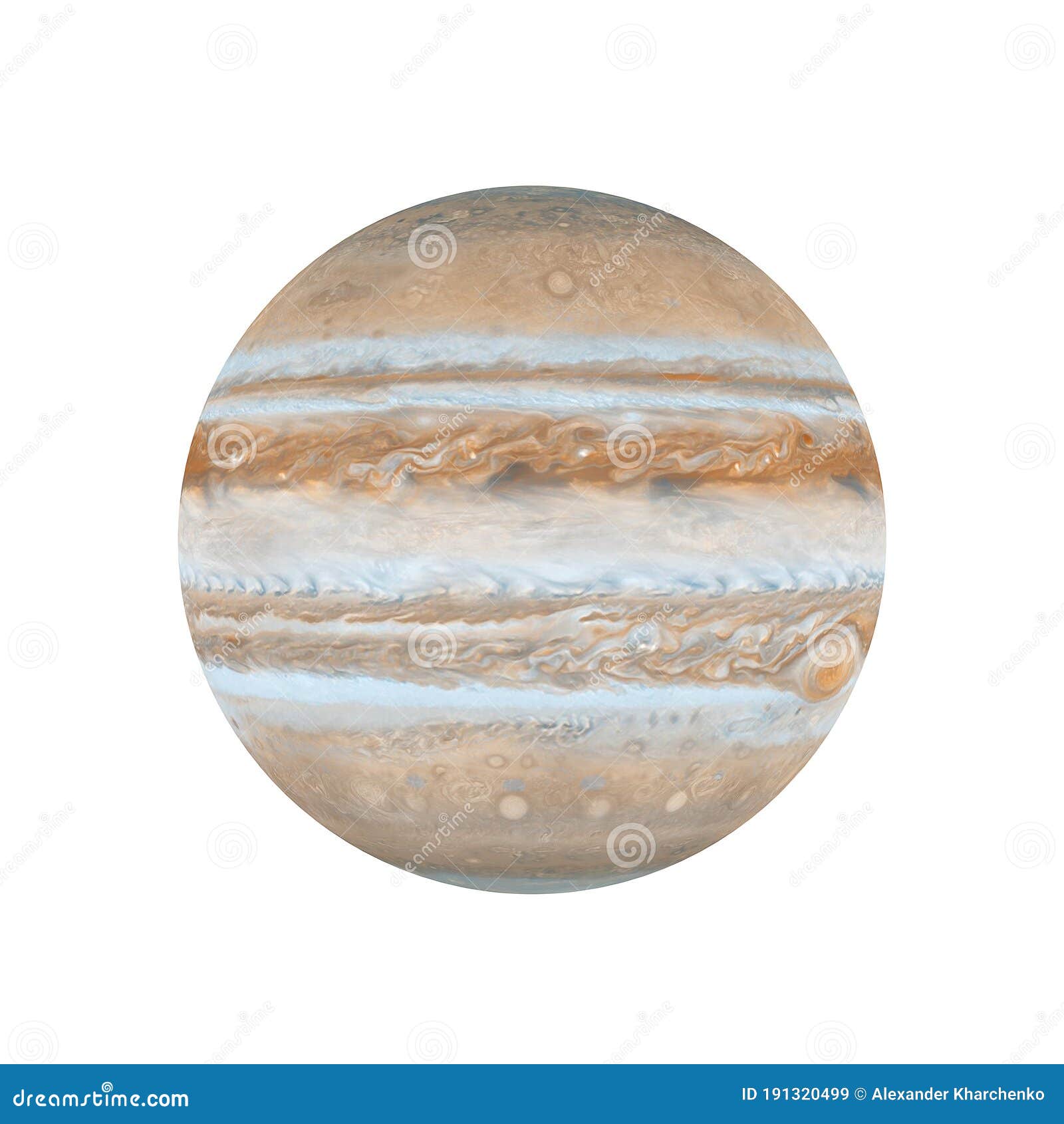 View Of Jupiter And Juno, NASA Space Probe Orbiting The Planet. It Is ...