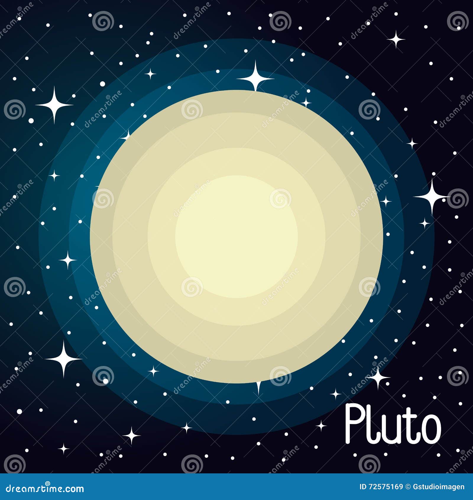 The solar system design stock illustration. Illustration of icon - 72575169