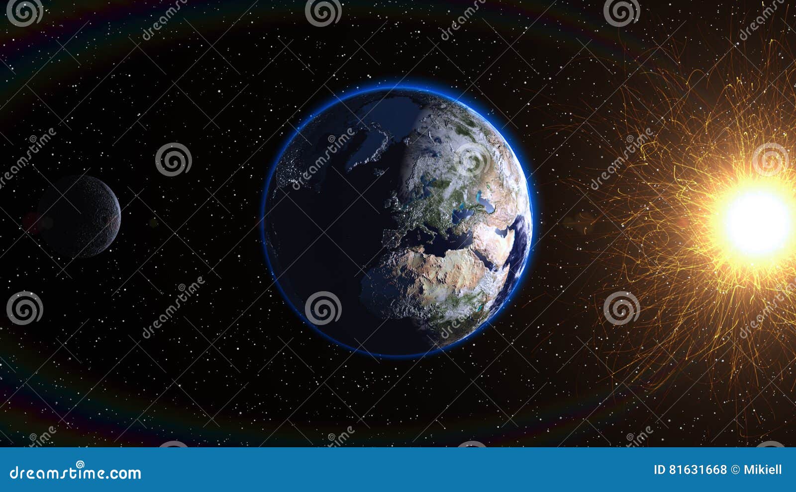 Solar system stock illustration. Illustration of orbit - 81631668