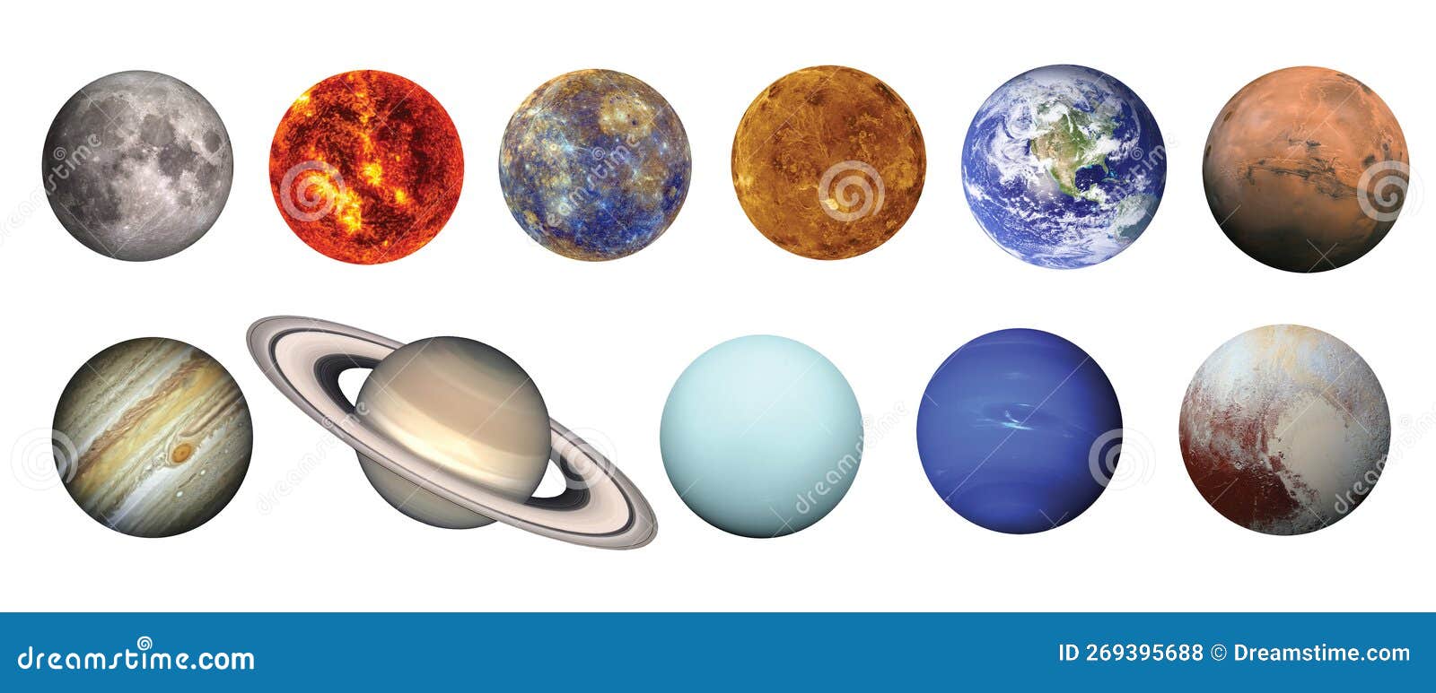 Solar System. Elements of this Image Furnished by NASA Stock Photo ...