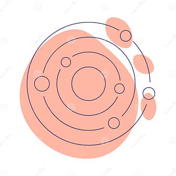 Solar System. Esoteric Symbol Stock Vector - Illustration of mystical ...