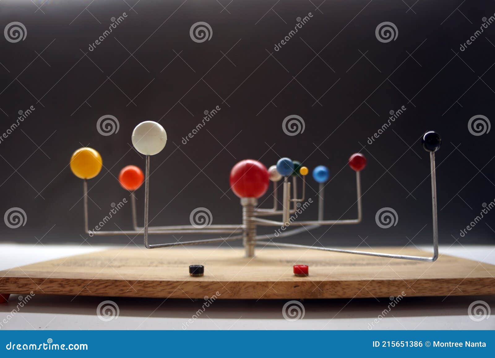 Solar System Model, Selective Focus. Stock Photo - Image of moon, model ...