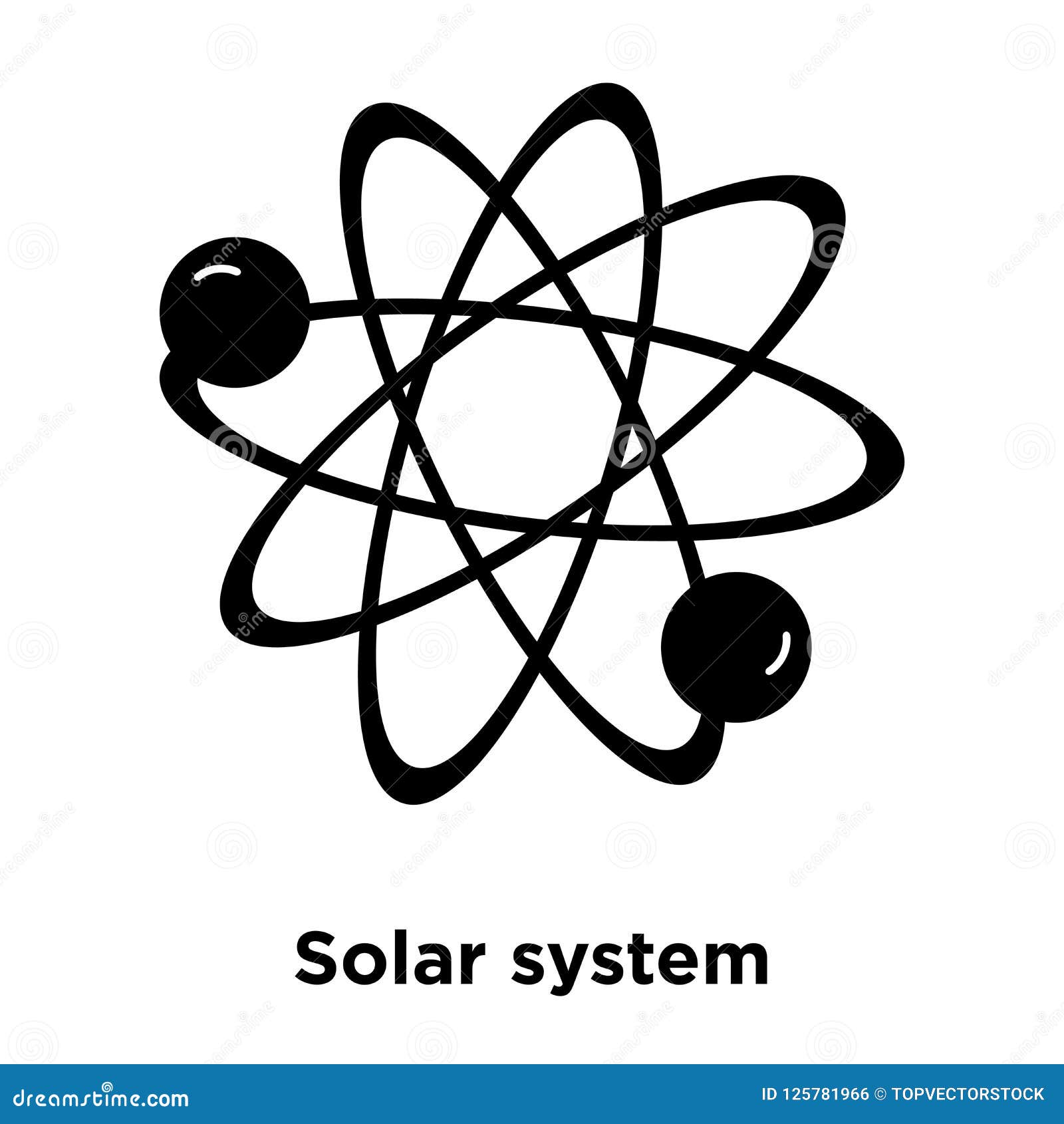 Solar System Icon Vector Isolated on White Background, Logo Concept of ... Solar System Icon Vector Isolated on White Background, Logo Concept of ...