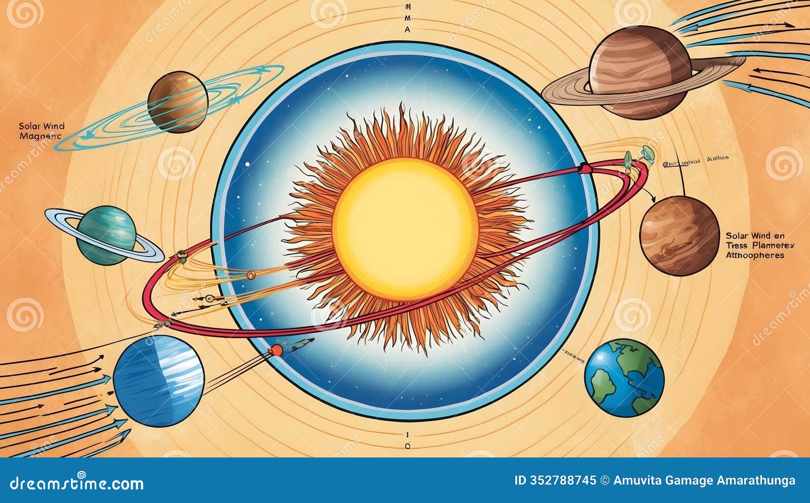 Solar System Interactions: How the Sun S Wind and Magnetic Fields Shape ...