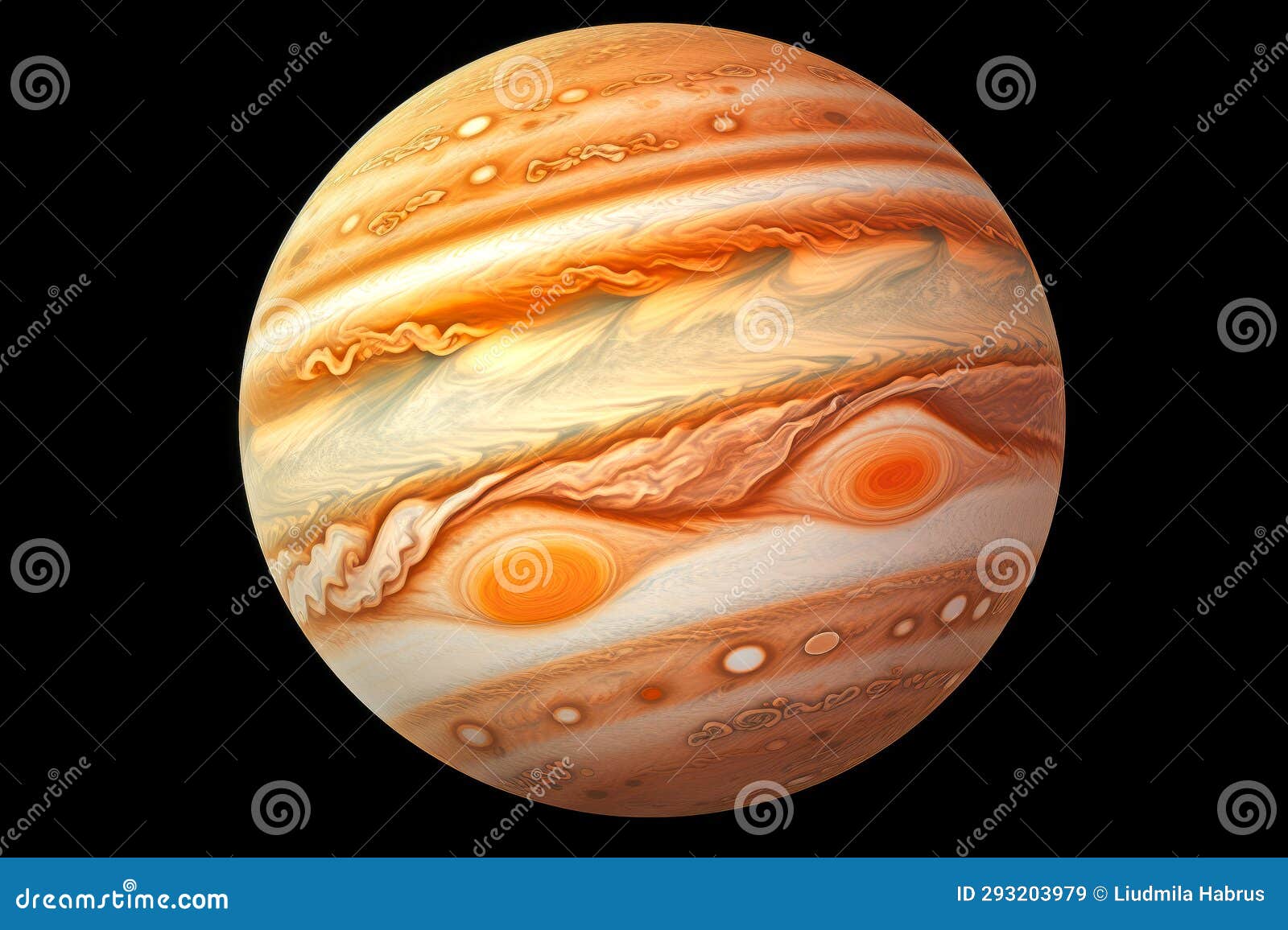 Solar System - Jupiter, the Largest Planet in the Solar System. Stock ...