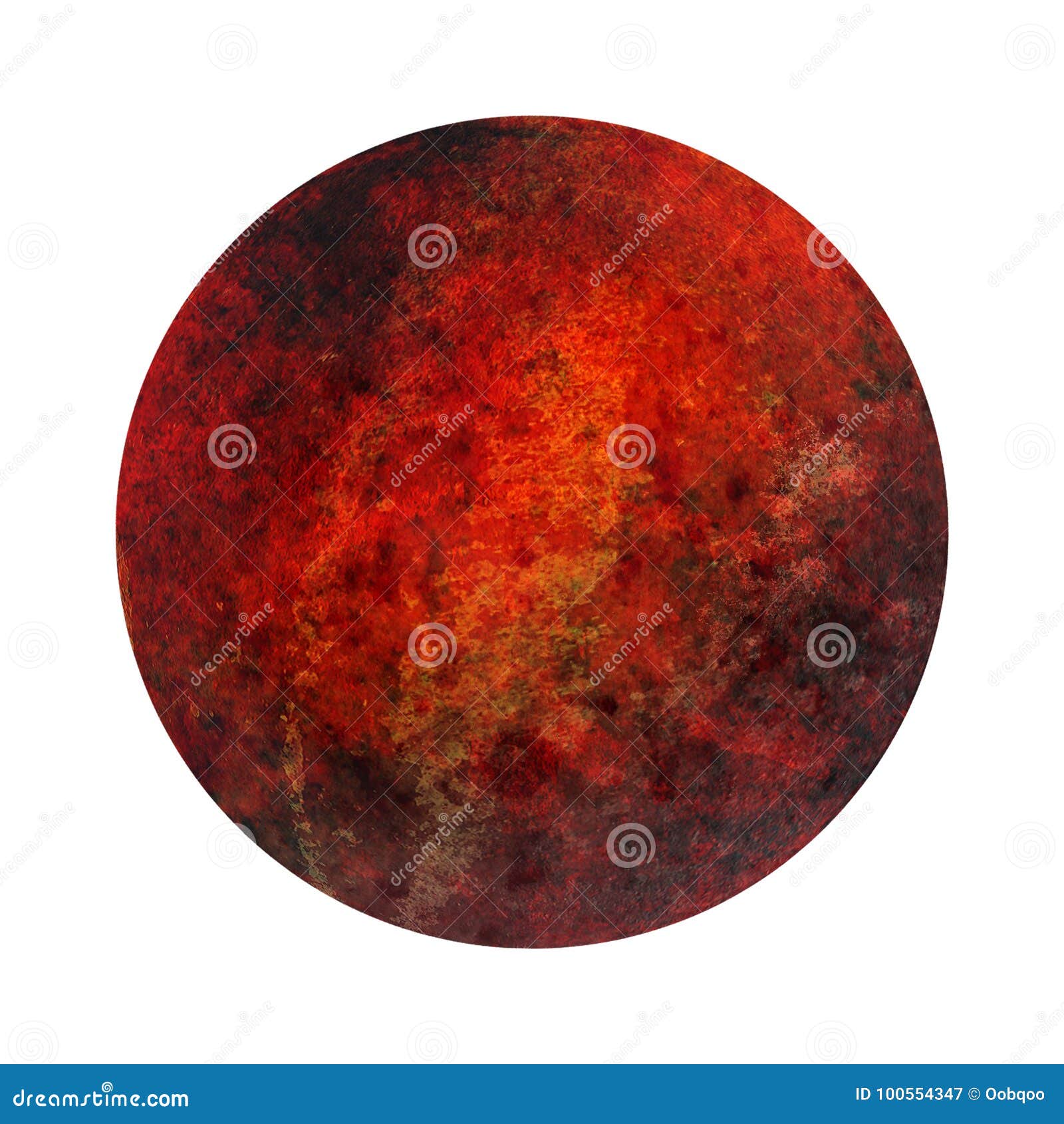 Planet Mars Red Dot