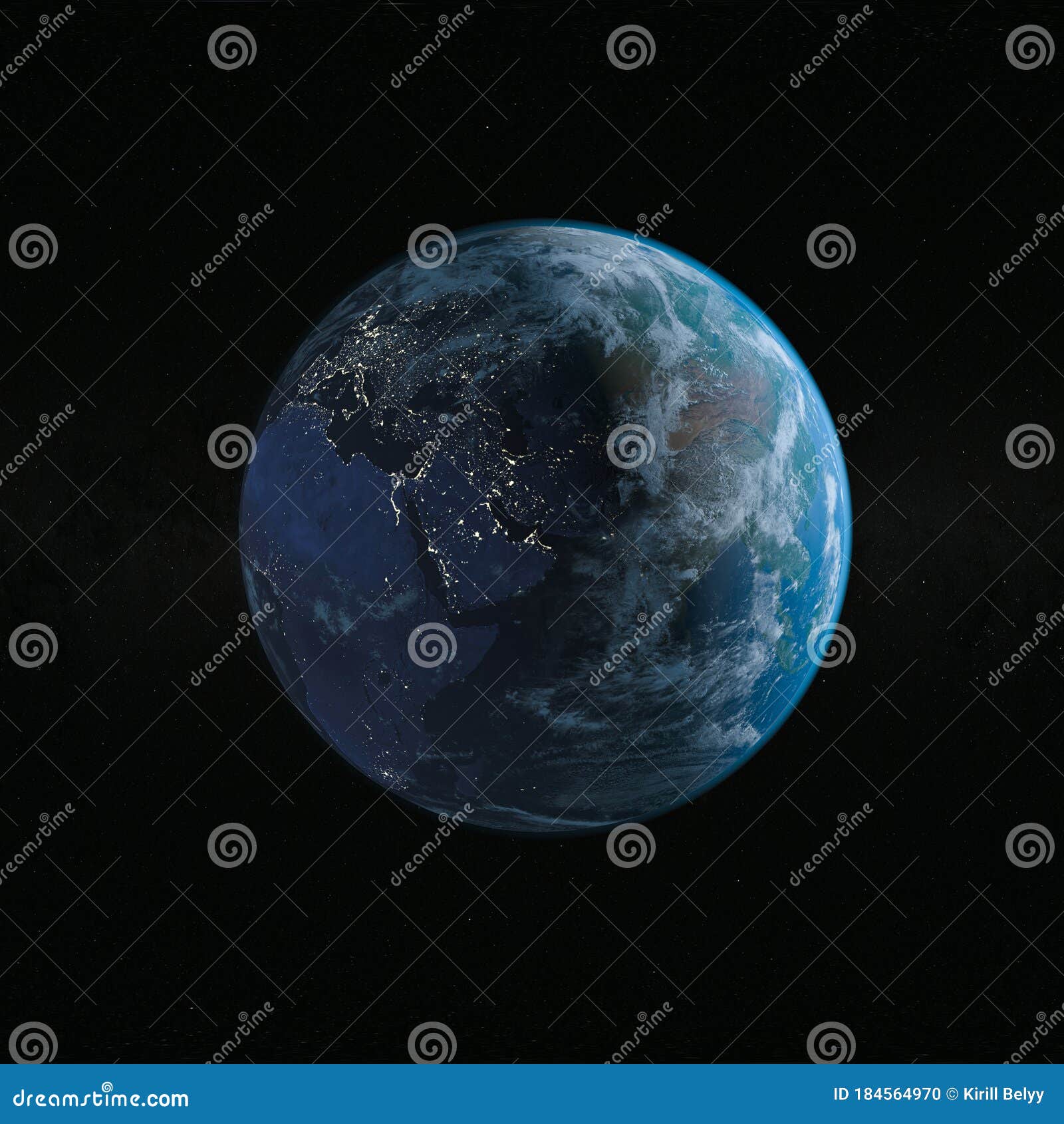 Solar System - Earth. Science Background Stock Photo - Image of ...