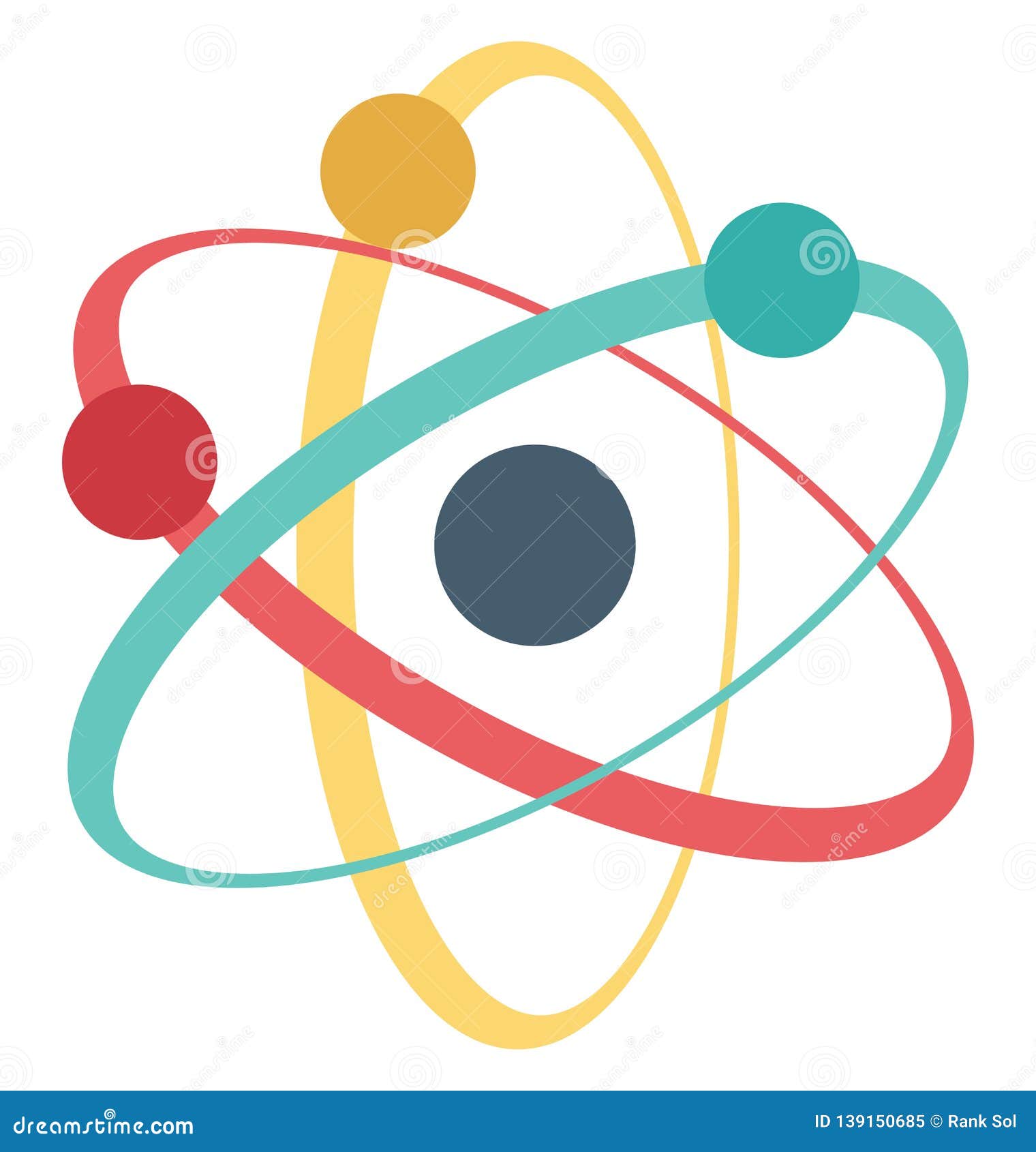 Solar System, Orbit Color Isolated Vector Icon that Can Be Easily ...