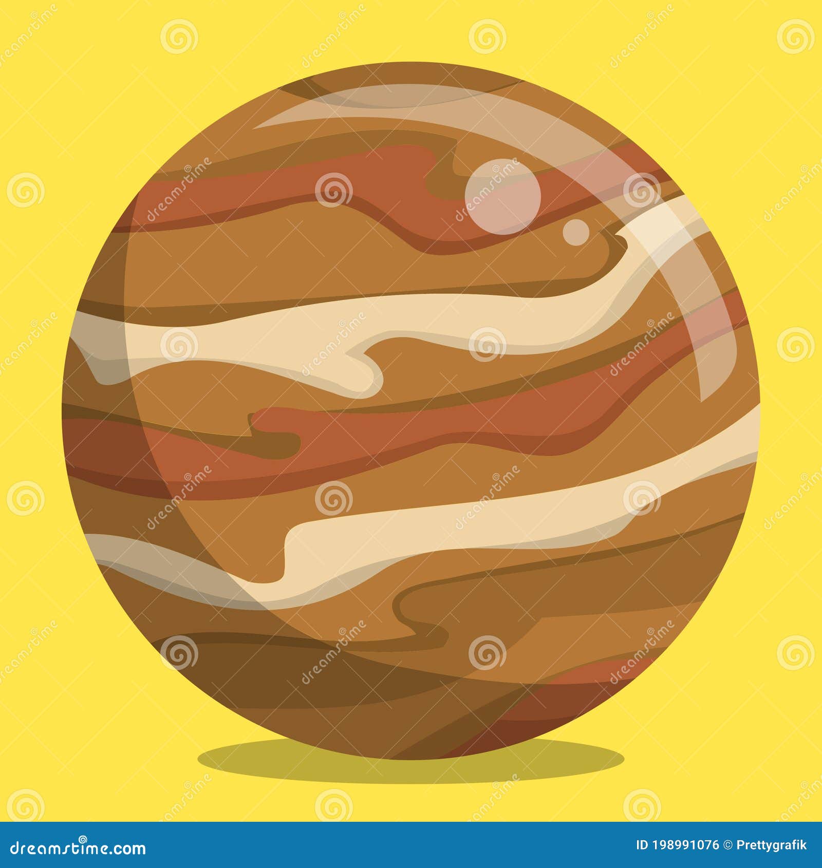 Solar System Planets Jupiter 19 Stock Vector - Illustration of planets ...
