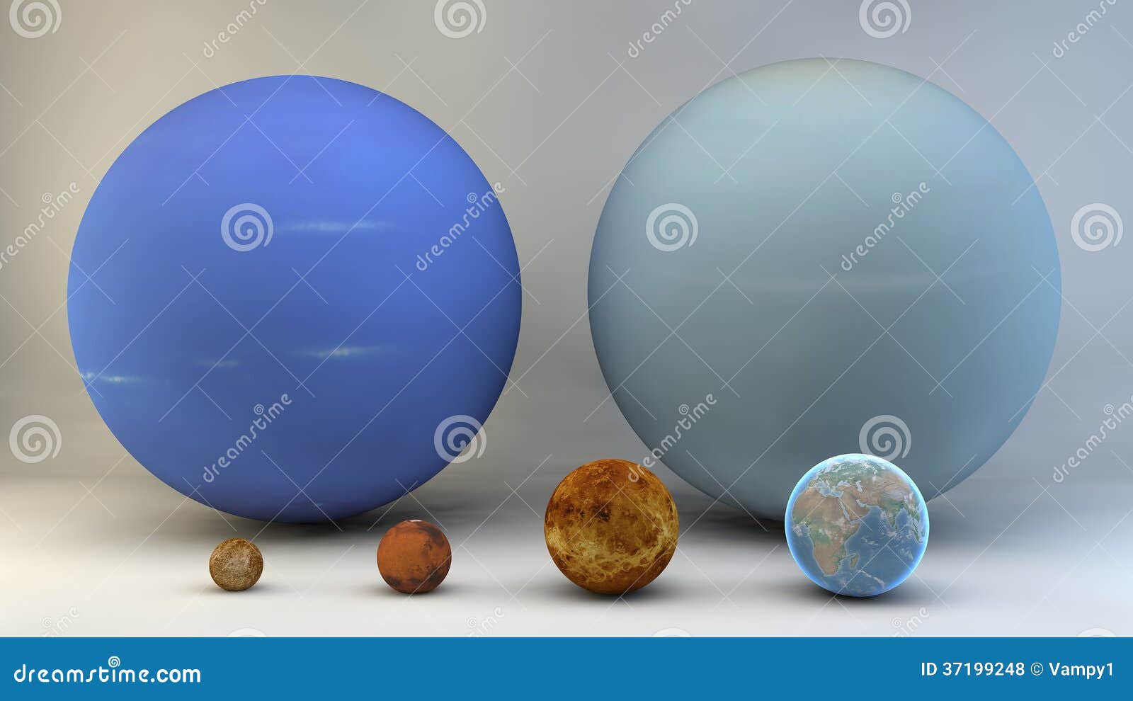 Solar System, Planets, Sizes, Dimensions Royalty Free Stock Photos ...