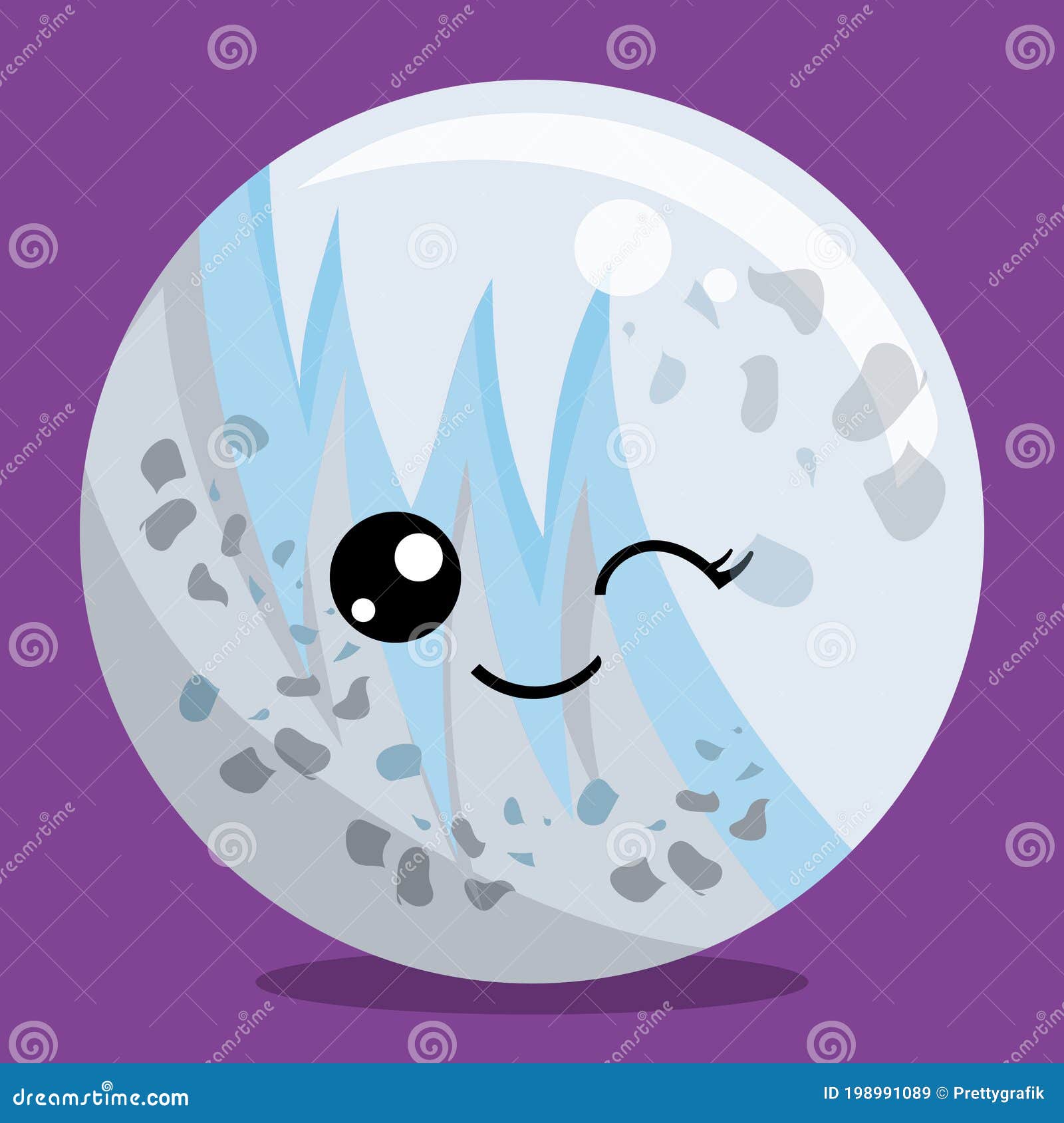 Solar System Planets Smiley Moon 10 Stock Vector - Illustration of ...