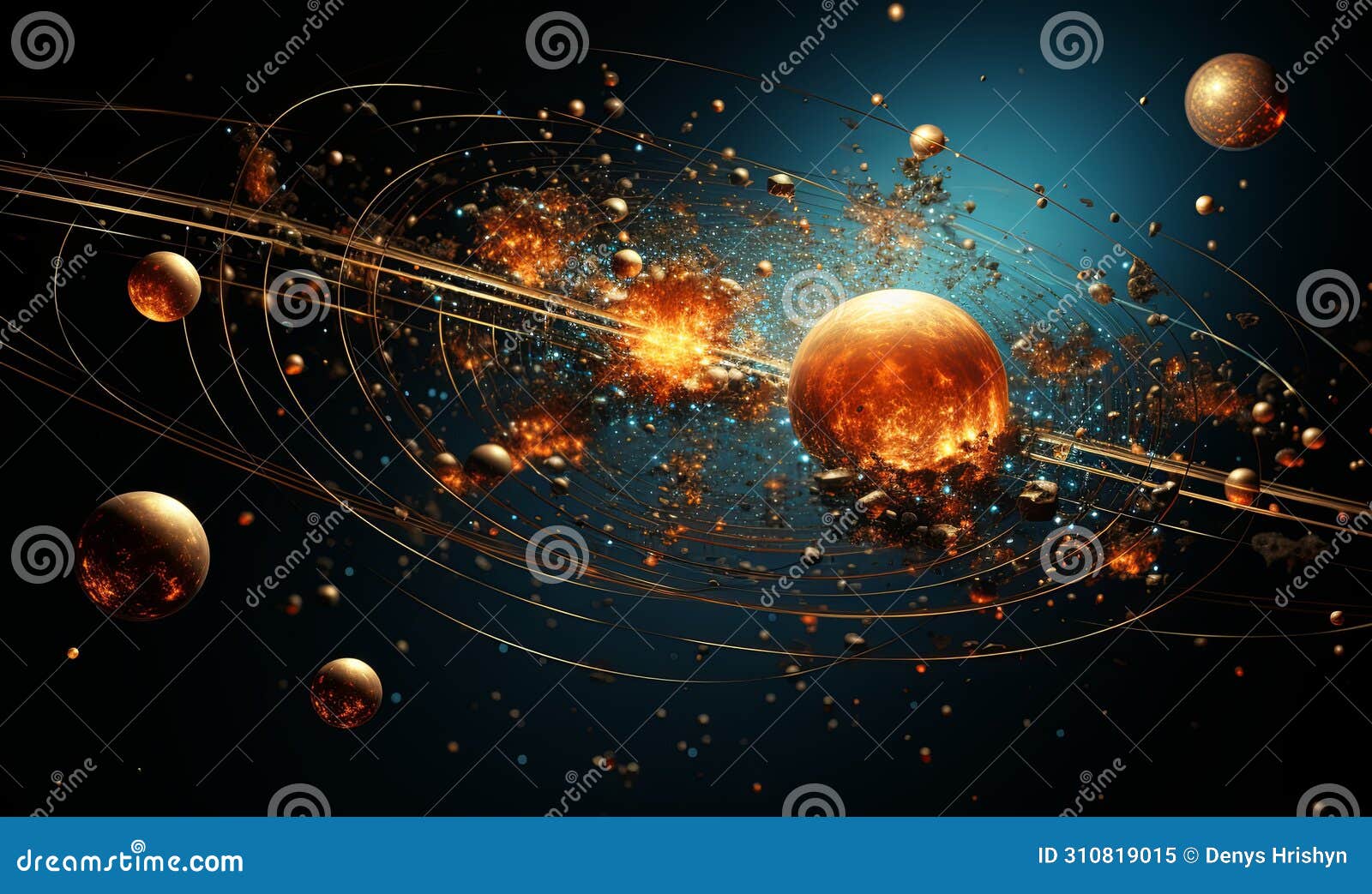 Solar System Planets and Stars Stock Image - Image of cosmos, planetary ...