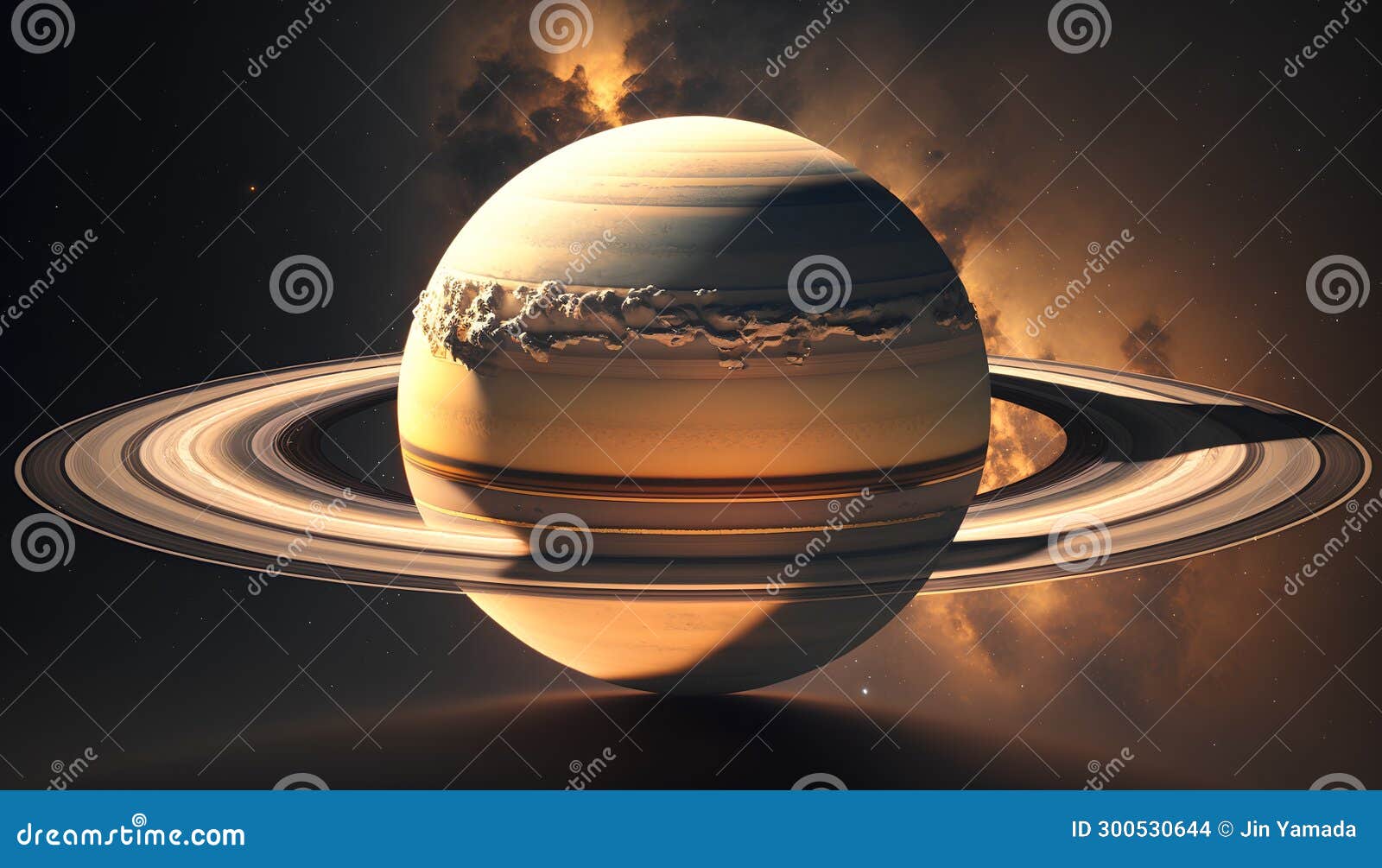 Solar System - Saturn. this is a Computer Generated and 3d Rendered ...