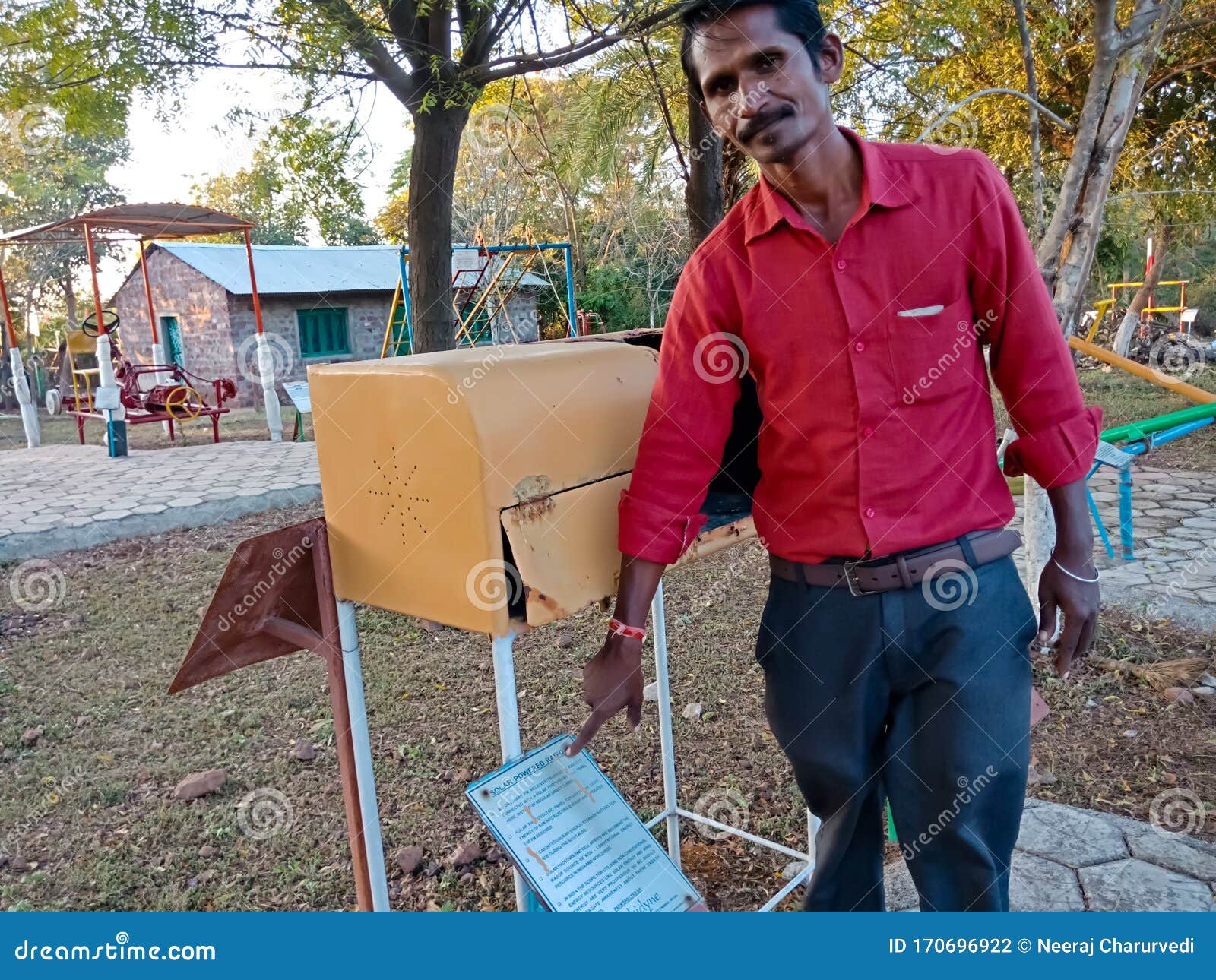Solar System Science Project Theory Displayed on Board by Asian Man in ...
