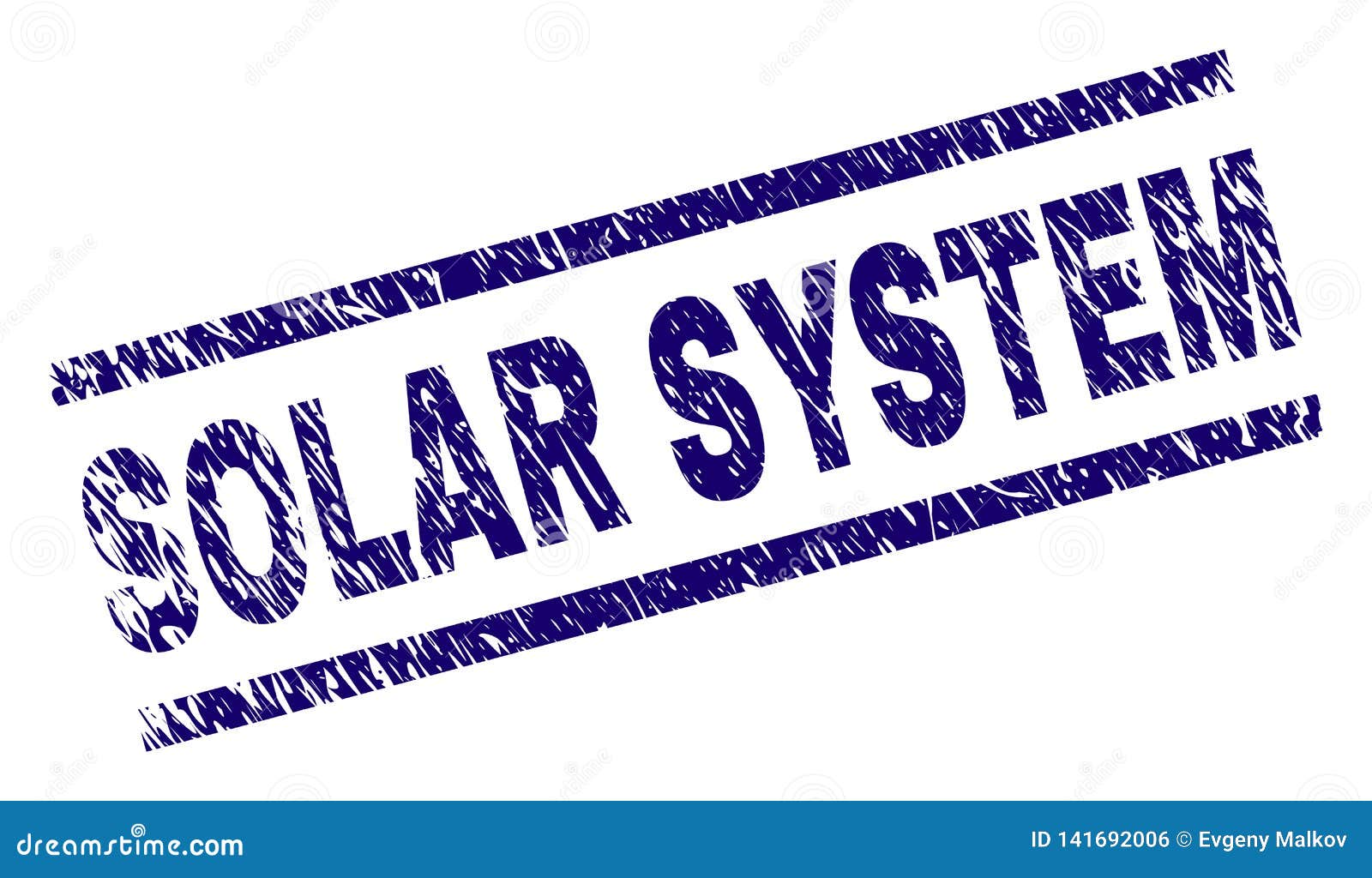 Scratched Textured SOLAR SYSTEM Stamp Seal Stock Vector - Illustration ...