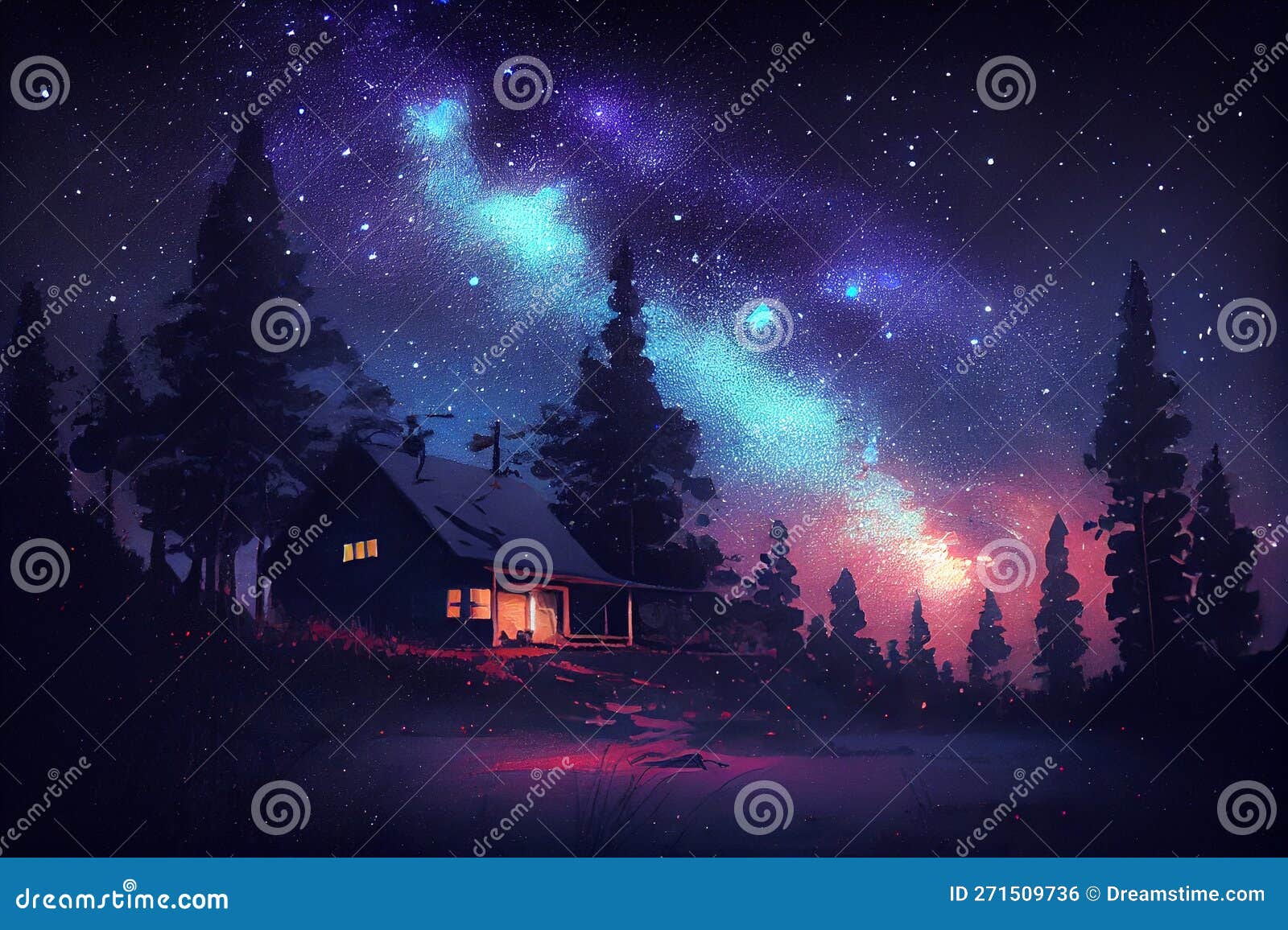 Solar System And Space Objects Ai Generated Stock Illustration Illustration Of Field Cosmos