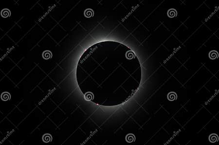 Solar Total Eclipse 2024 from Plattsburgh NY Stock Photo - Image of ...