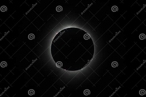 Solar Total Eclipse 2024 from Plattsburgh NY Stock Photo - Image of ...