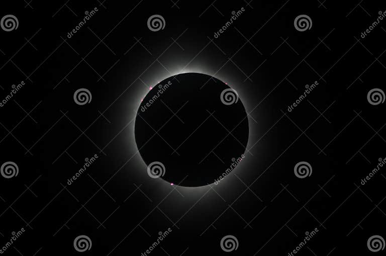 Solar Total Eclipse 2024 from Plattsburgh NY Stock Photo - Image of ...