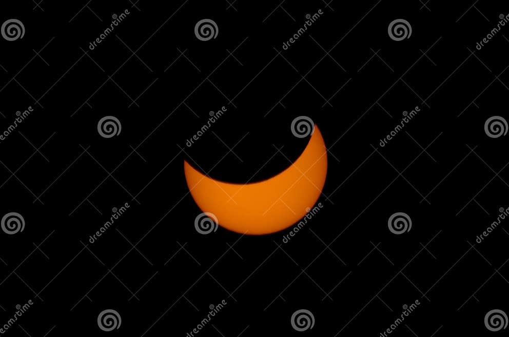 Solar Total Eclipse 2024 from Plattsburgh NY Stock Image - Image of ...
