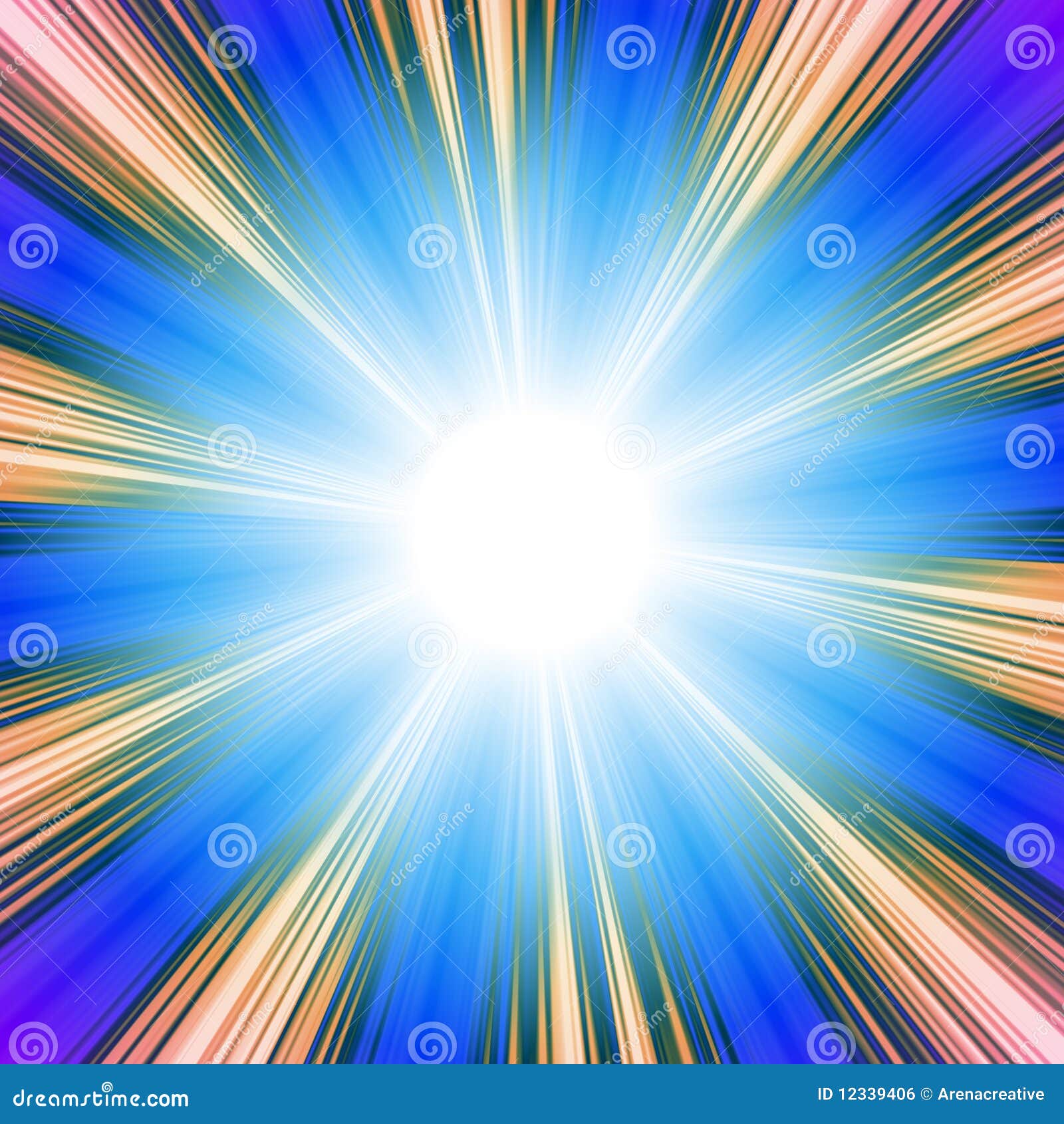 Solar Vortex stock illustration. Illustration of burst - 12339406