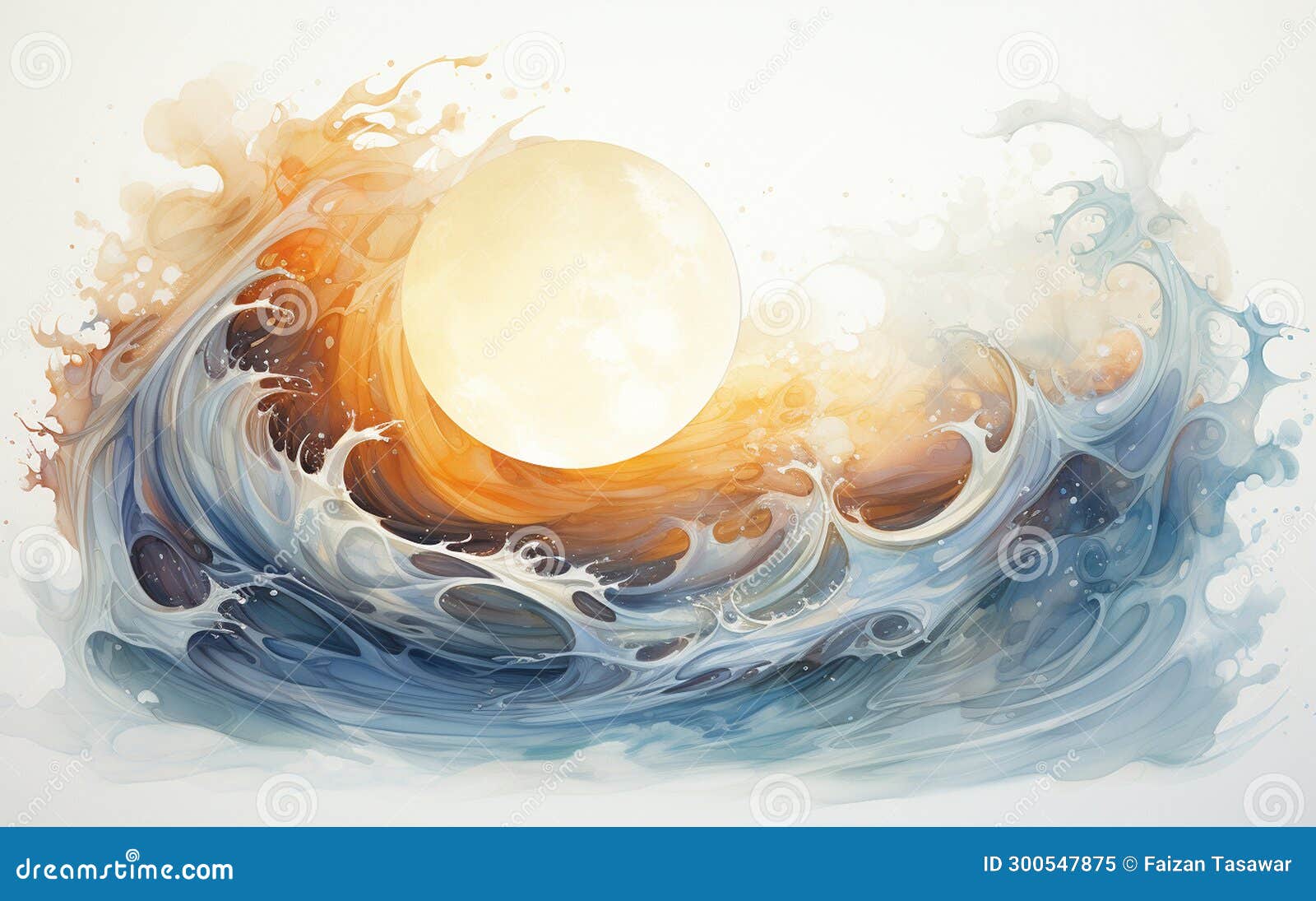 Solar Wave White Background Stock Image - Image of harmony, digital ...