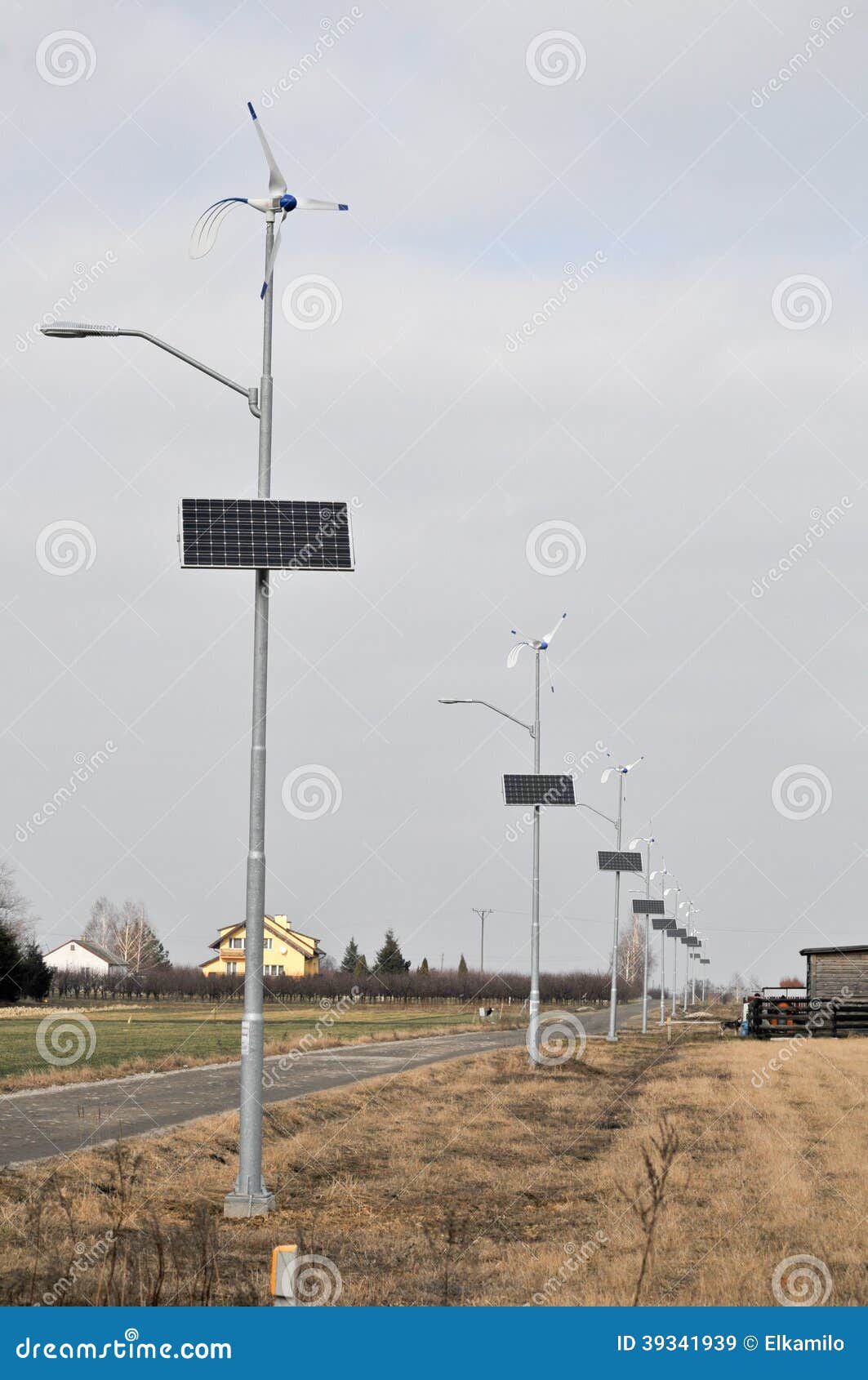 Solar and wind energy stock image. Image of lublin, rotate - 39341939
