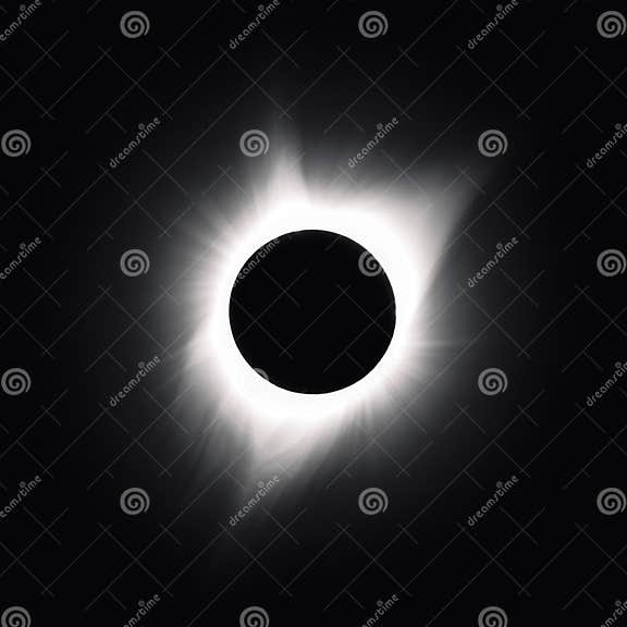 Solar Wind Seen during a Total Solar Eclipse Stock Image - Image of ...